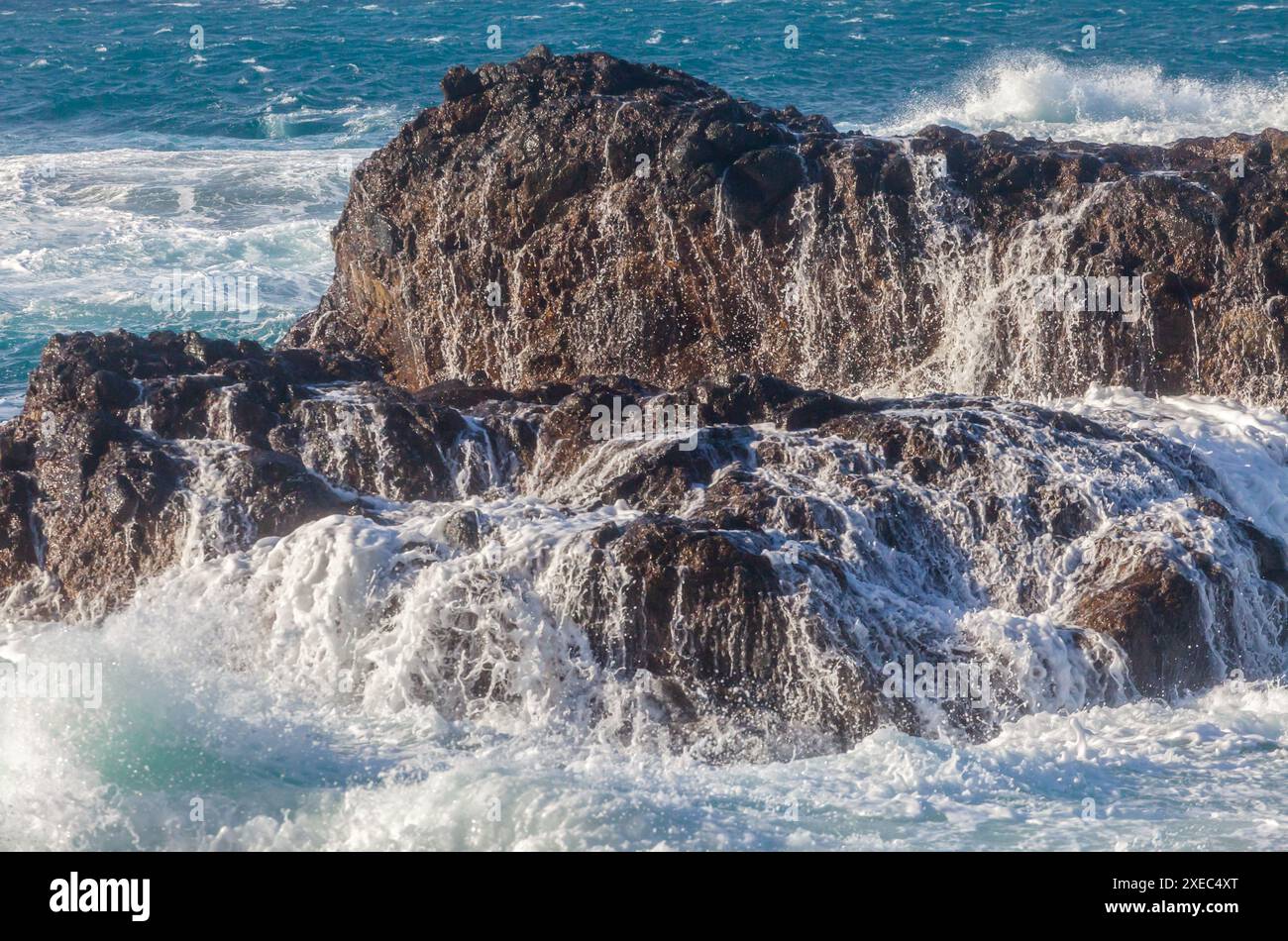 Powerful ocean waves crash against hi-res stock photography and images ...