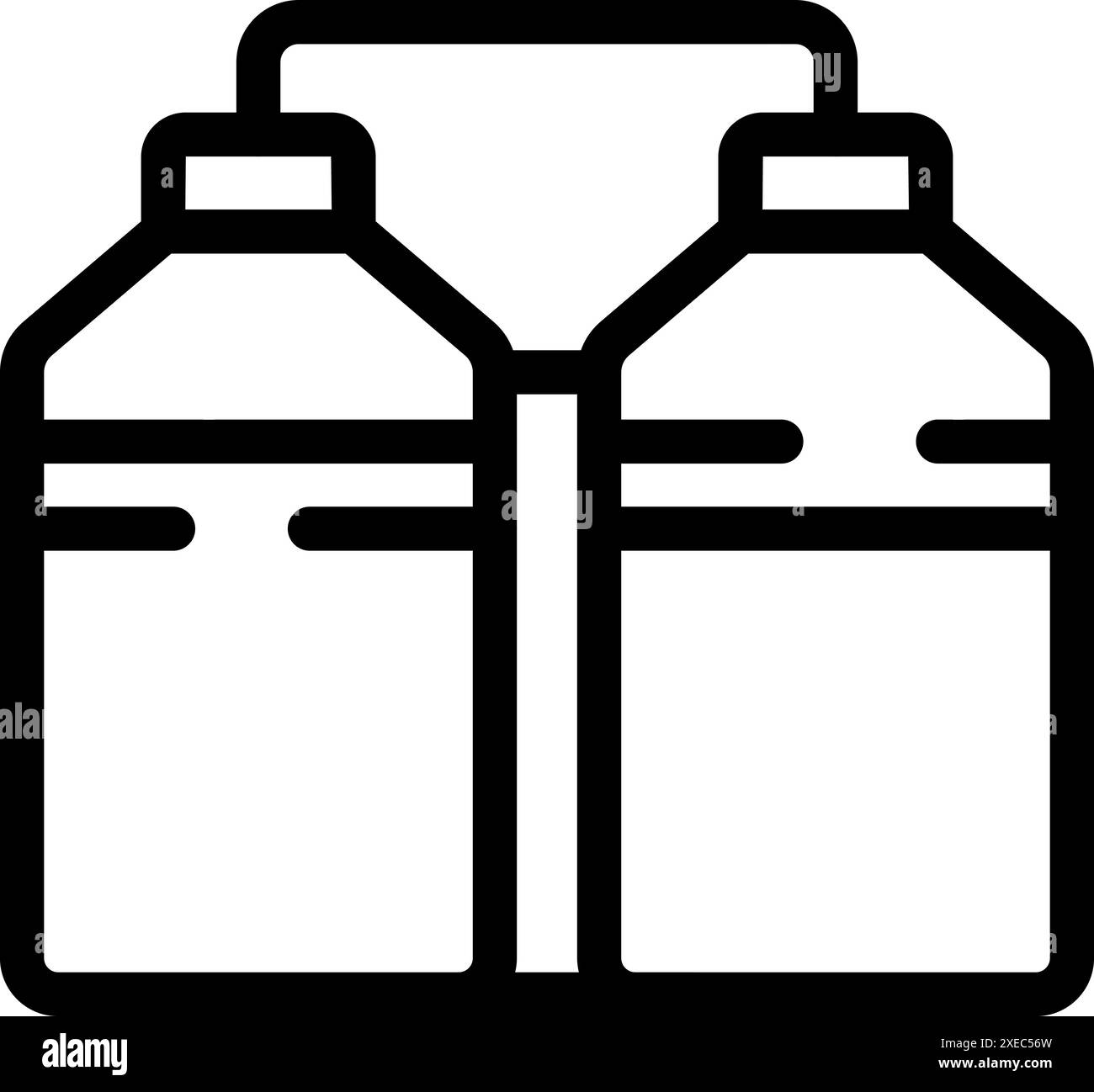 Two water cooler bottles standing side by side, providing a refreshing ...