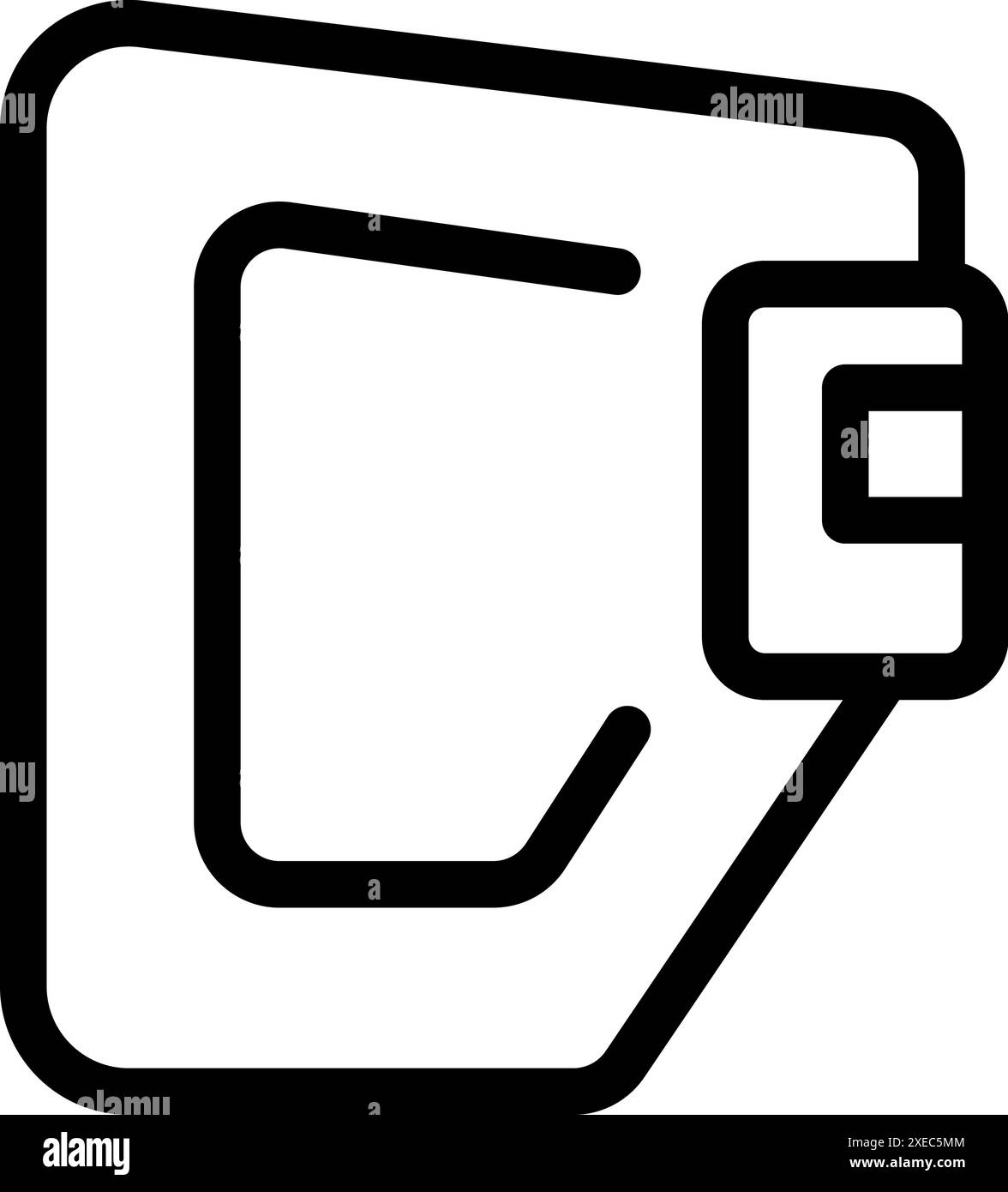 Simple outline wearable gadget with low battery notification, perfect ...