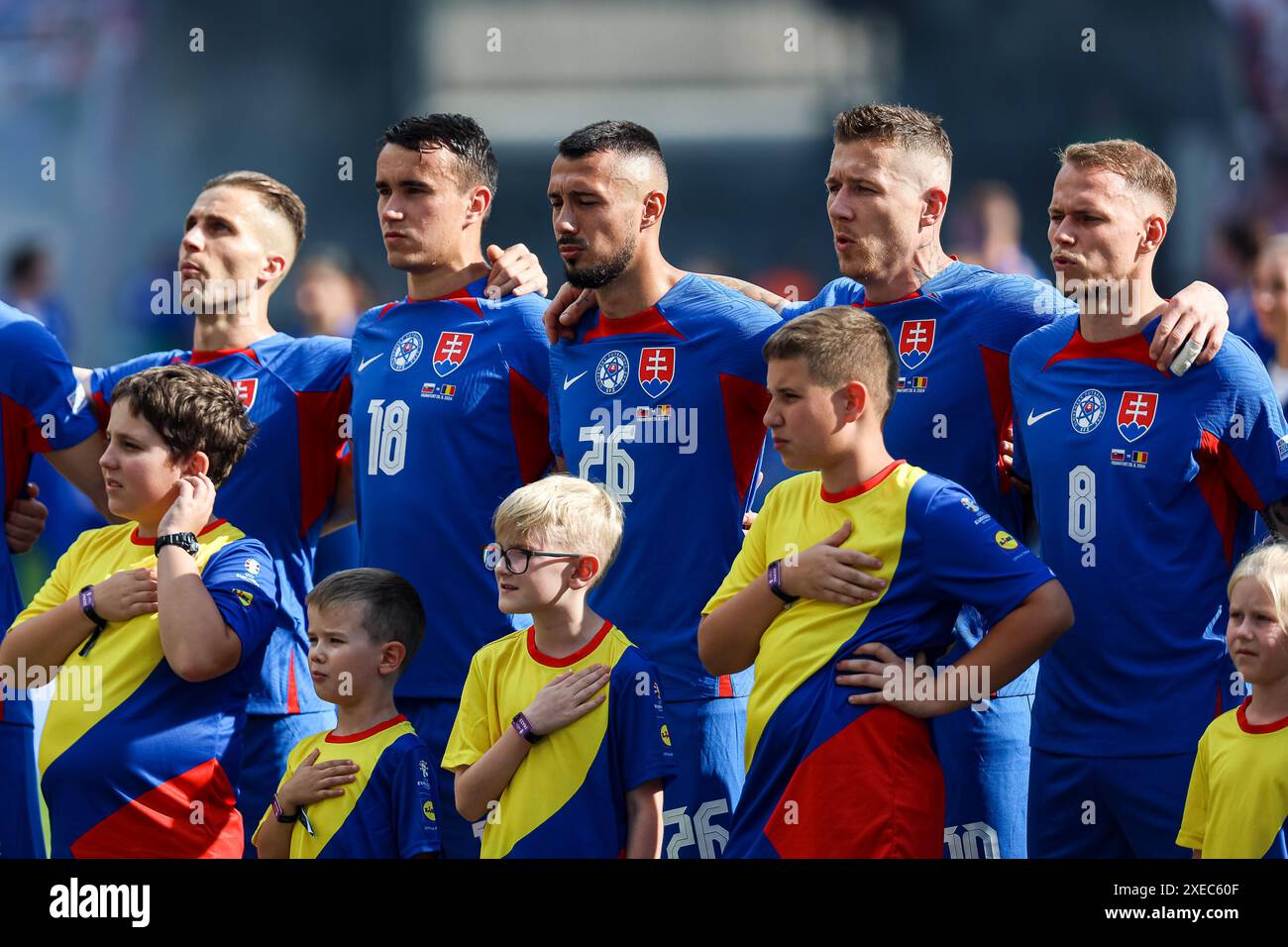 David Strelec (Slovakei #18), Ivan Schranz (Slovakei #26), Ondrej Duda ...