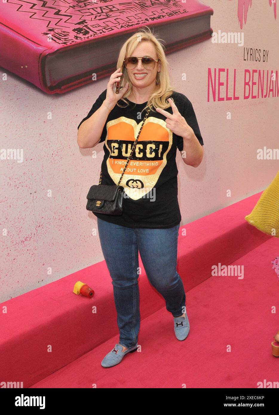 Rebel Wilson at the "Mean Girls The Musical" press night, Savoy Theatre ...
