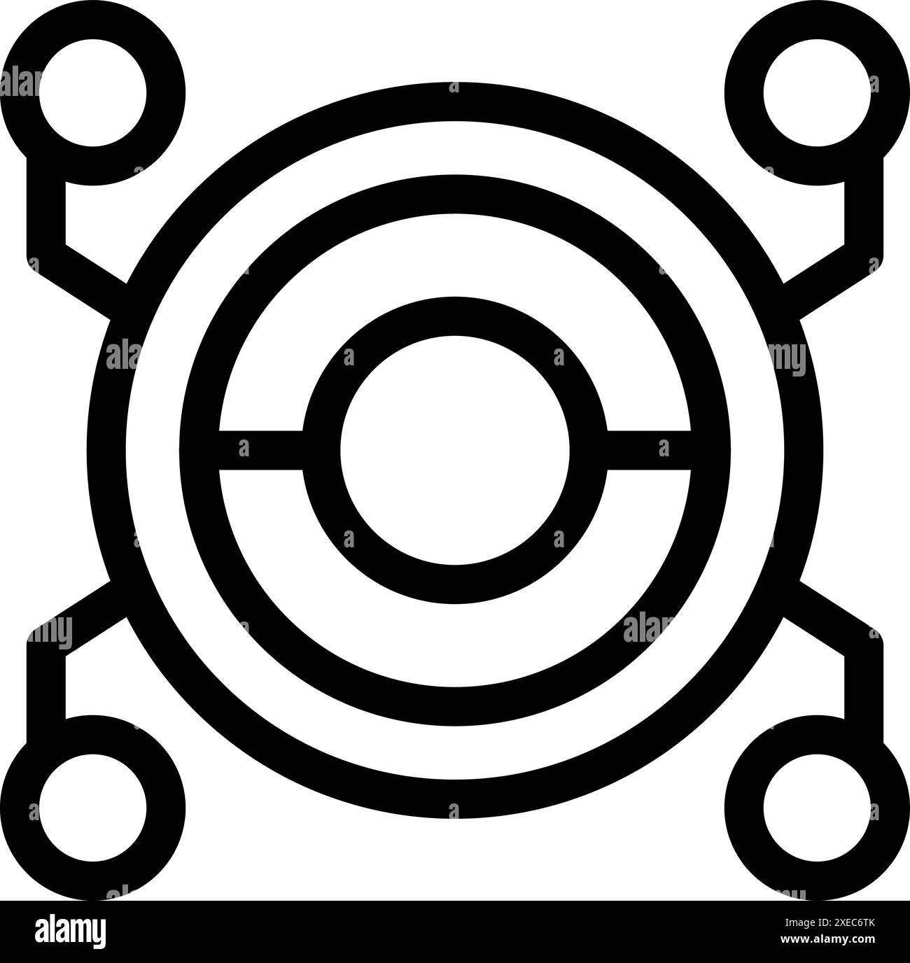 Electronic circuit board with multiple connections is connecting to a ... Electronic circuit board with multiple connections is connecting to a ...