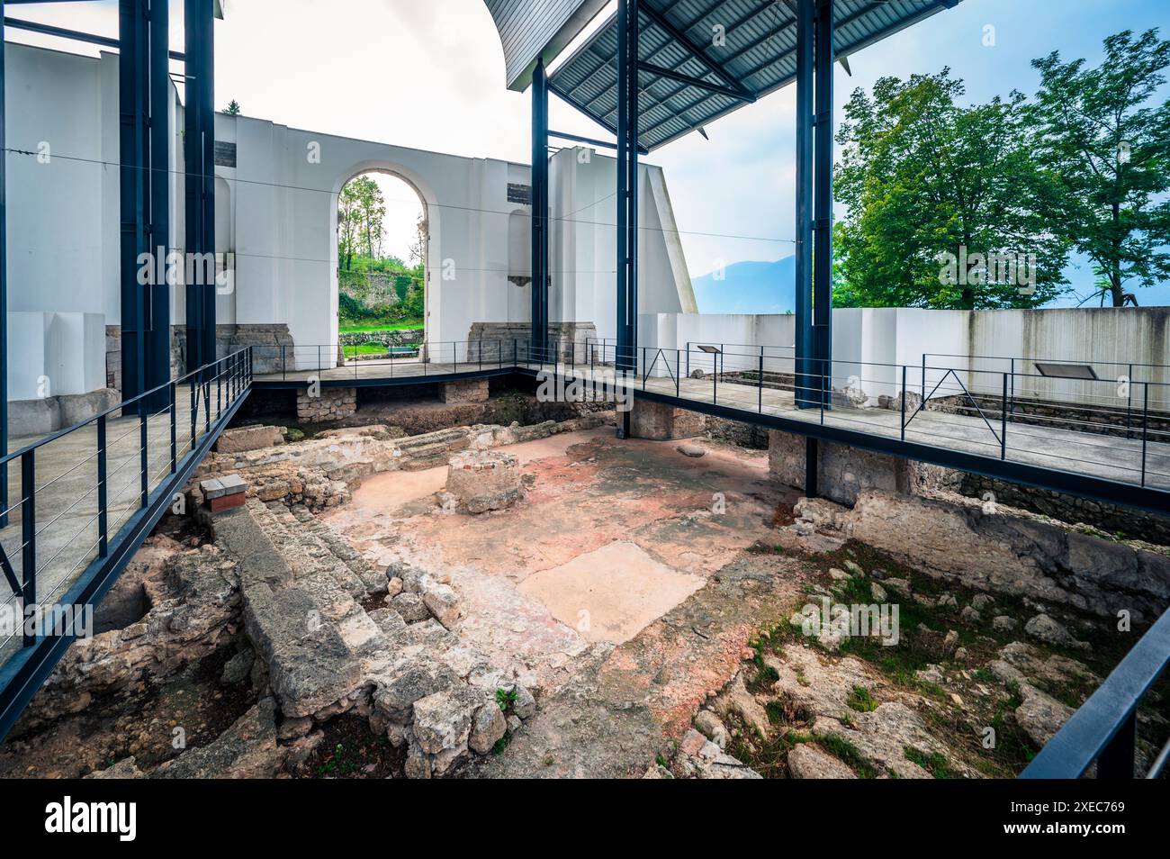 Stratified remains of ancient and modern fortresses. A unique example ...