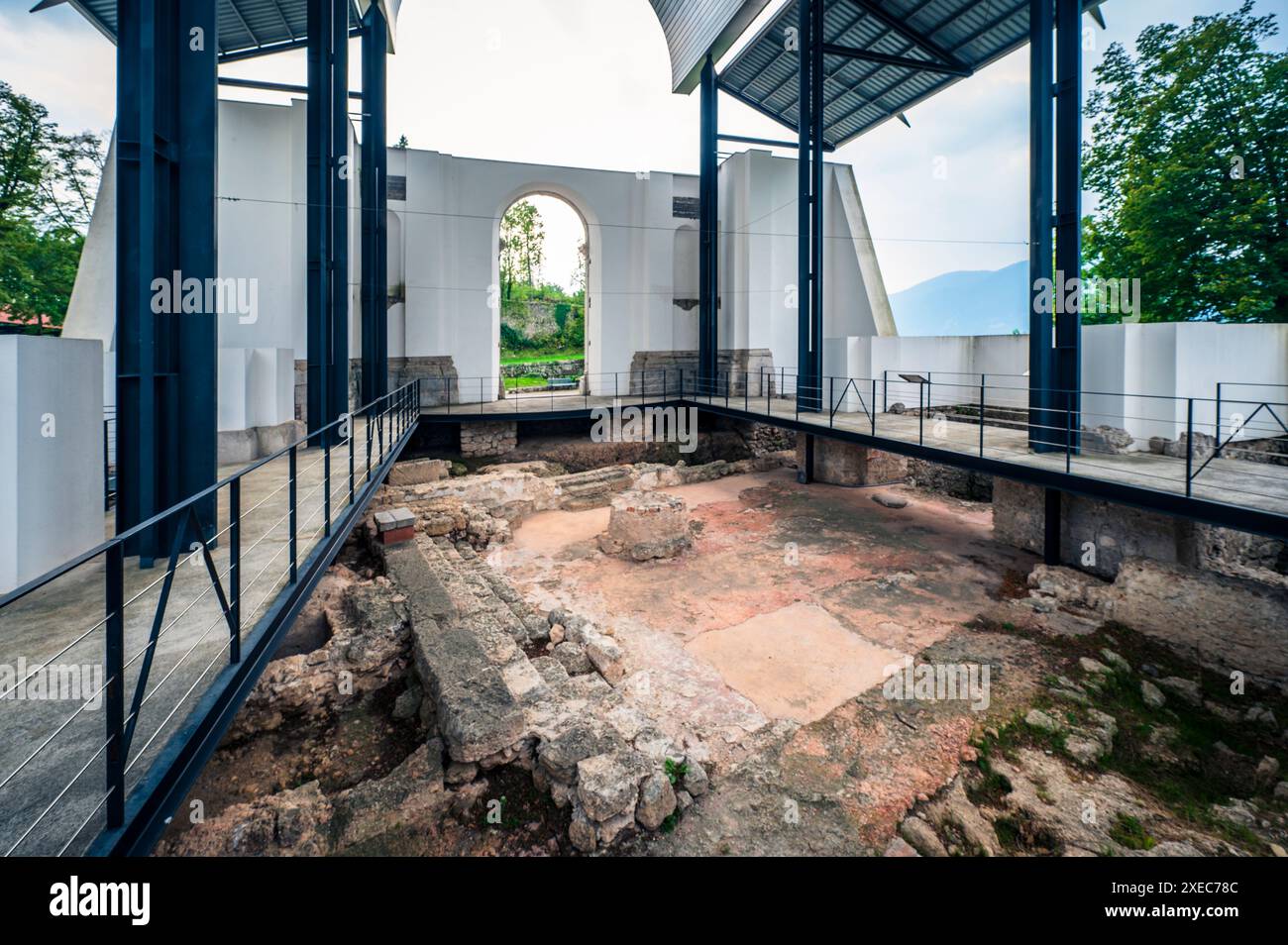 Stratified remains of ancient and modern fortresses. A unique example ...