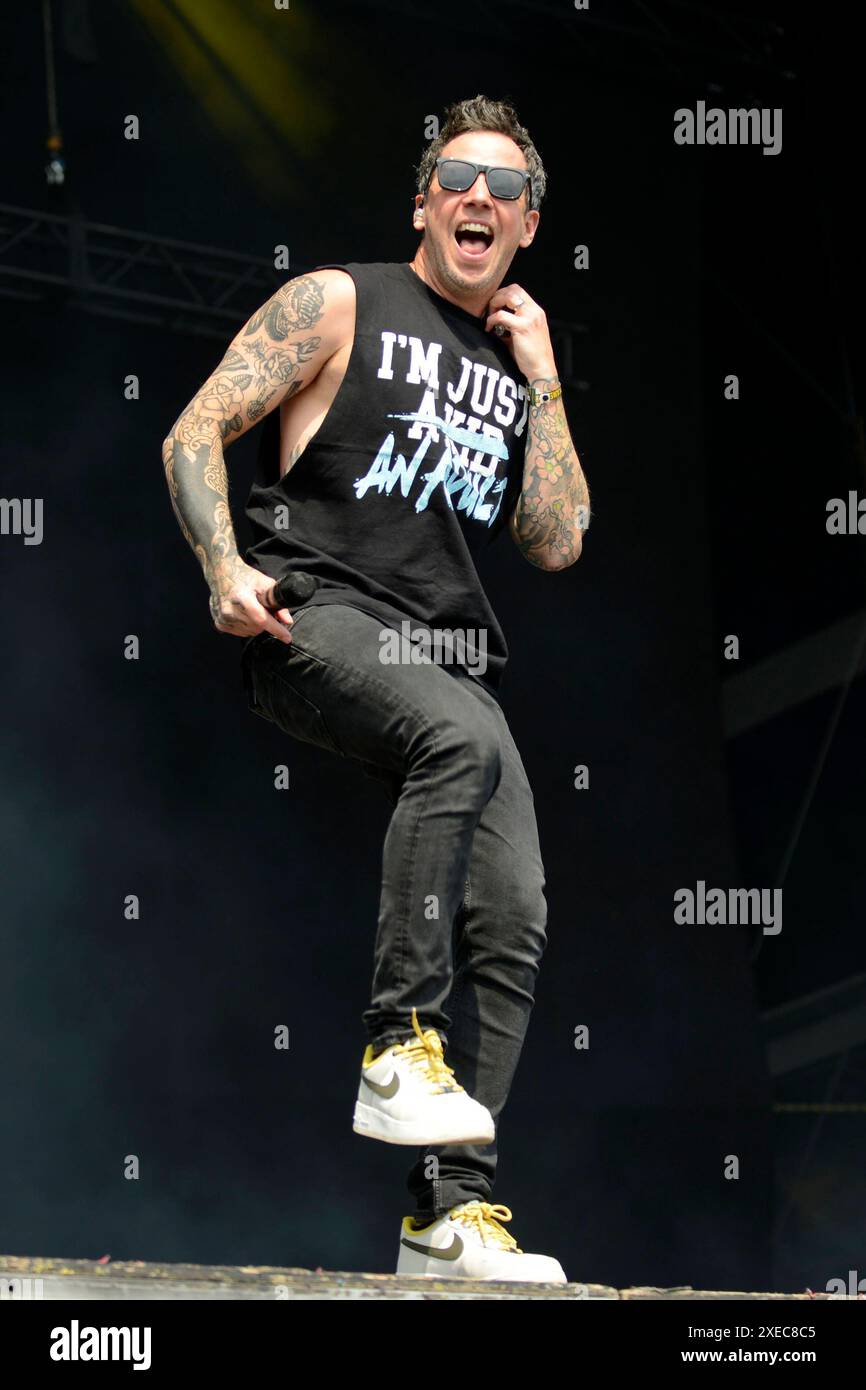 Simple Plan live auf dem 26. Hurricane Festival 2024 am Eichenring ...