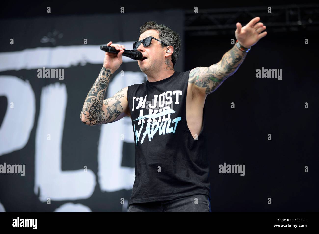 Simple Plan live auf dem 26. Hurricane Festival 2024 am Eichenring ...