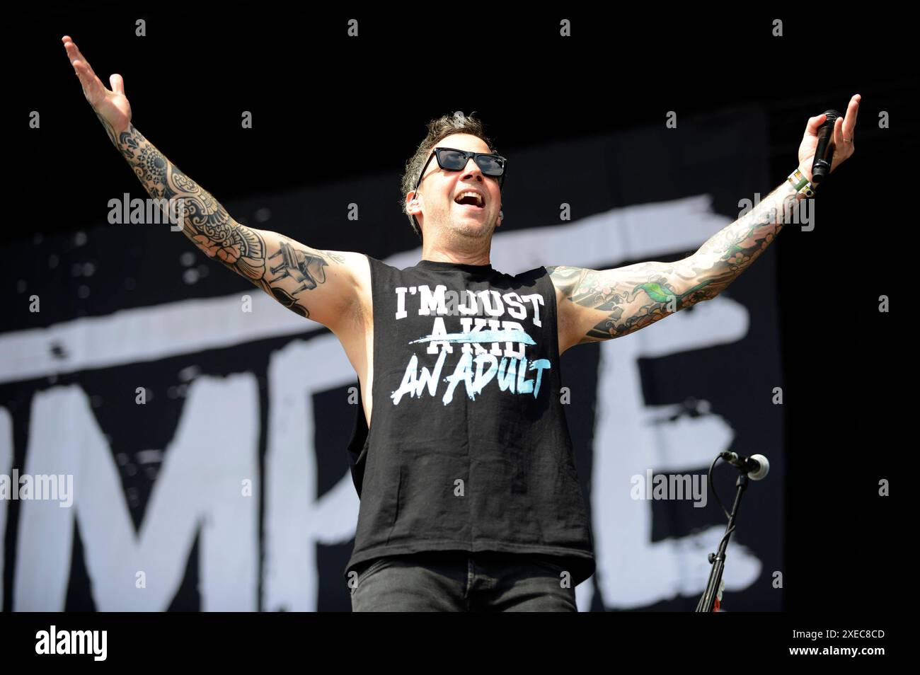 Simple Plan live auf dem 26. Hurricane Festival 2024 am Eichenring ...