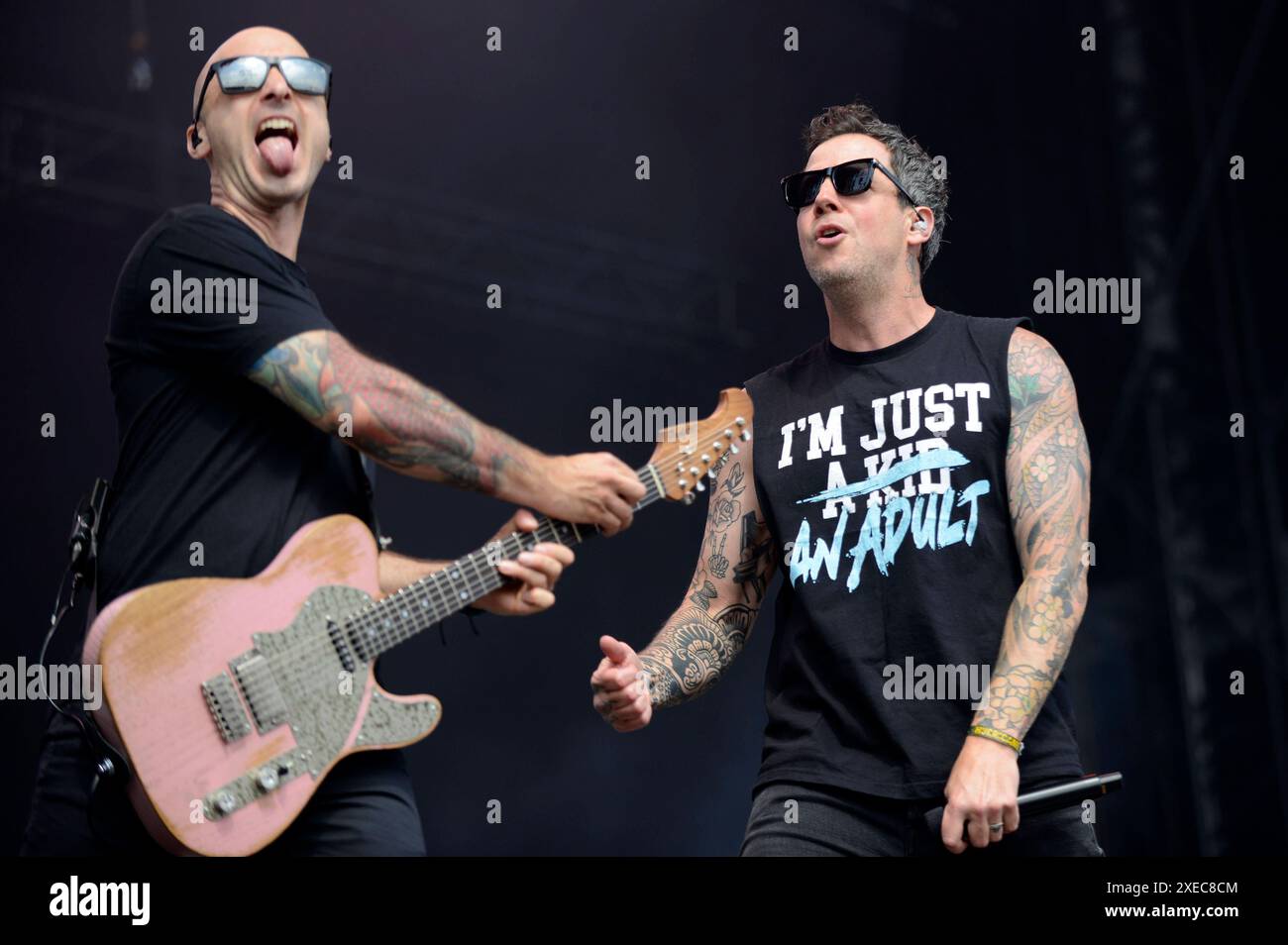 Simple Plan live auf dem 26. Hurricane Festival 2024 am Eichenring ...