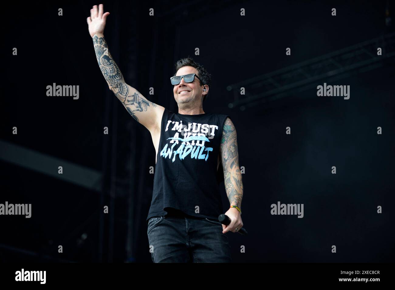 Simple Plan live auf dem 26. Hurricane Festival 2024 am Eichenring ...