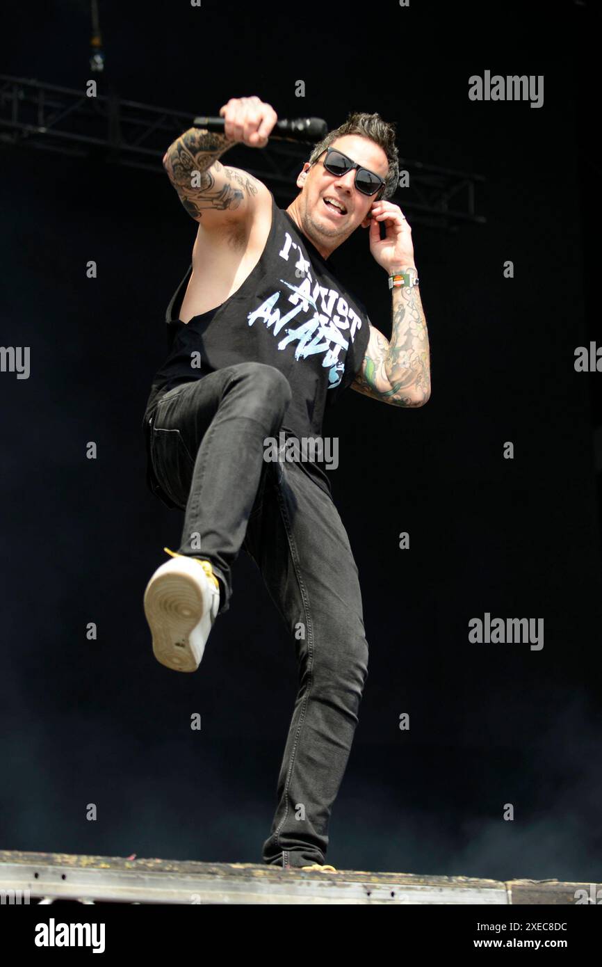 Simple Plan live auf dem 26. Hurricane Festival 2024 am Eichenring ...