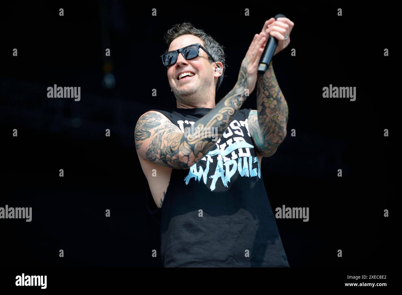 Simple Plan live auf dem 26. Hurricane Festival 2024 am Eichenring ...