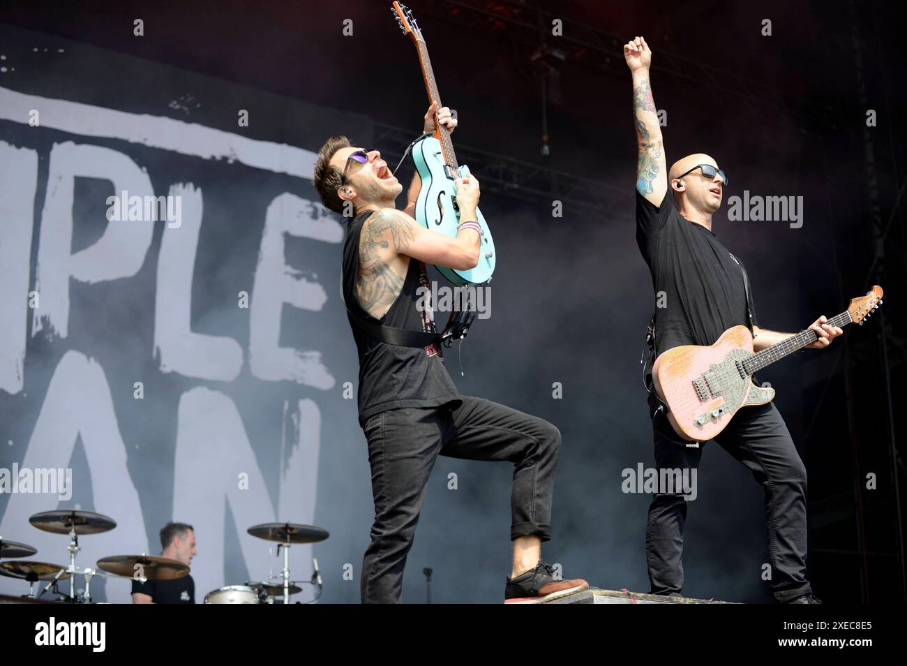 Simple Plan live auf dem 26. Hurricane Festival 2024 am Eichenring ...