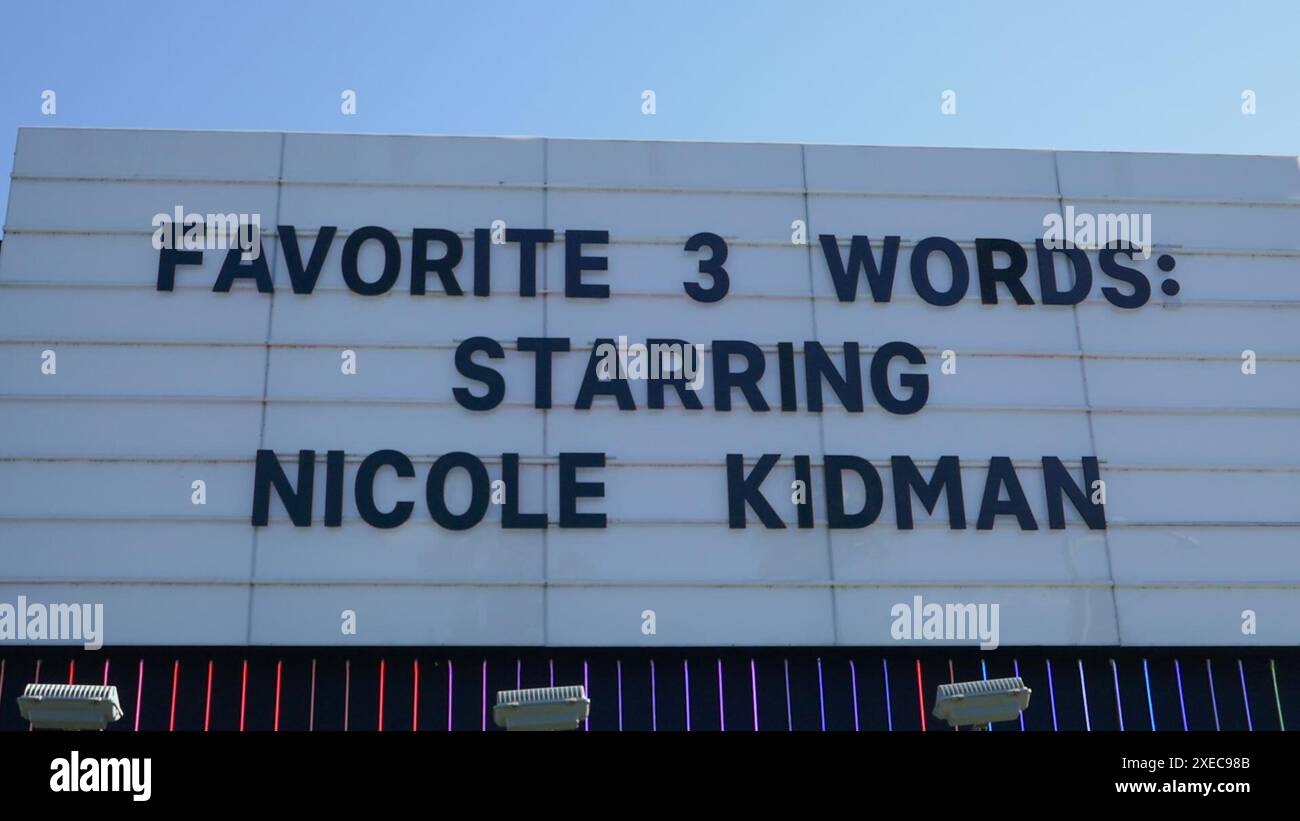 Los Angeles, California, USA 26th June 2024 Favorite 3 Words: Starring ...