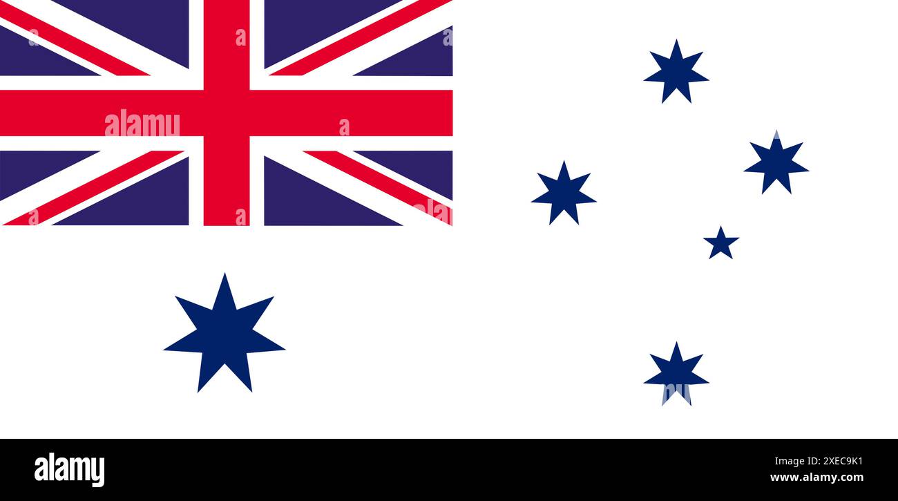Naval Ensign of Australia. Illustration of Australian Naval Ensign ...