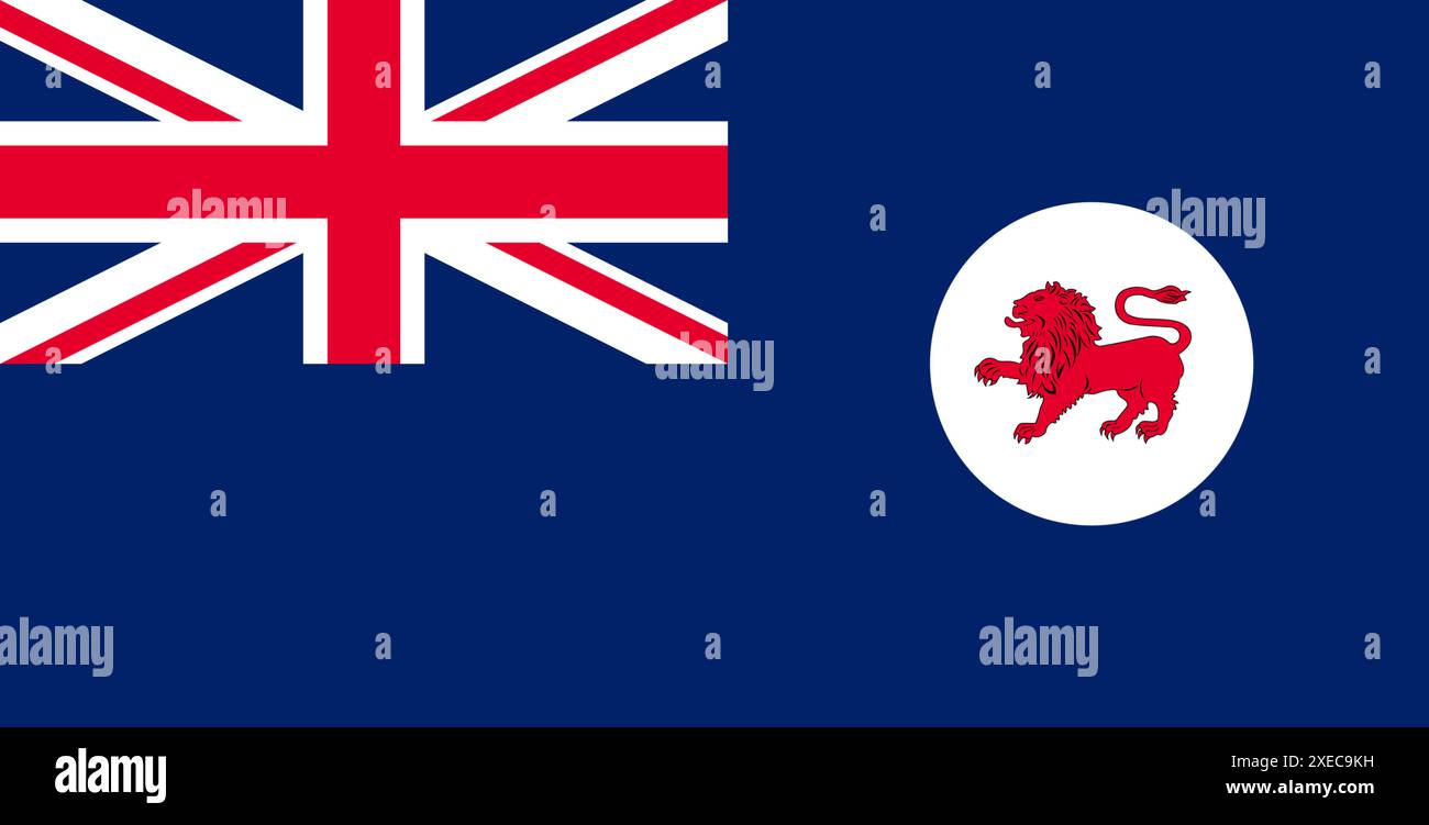 Flag of Tasmania. Illustration of Australian Flag of Tasmania ...