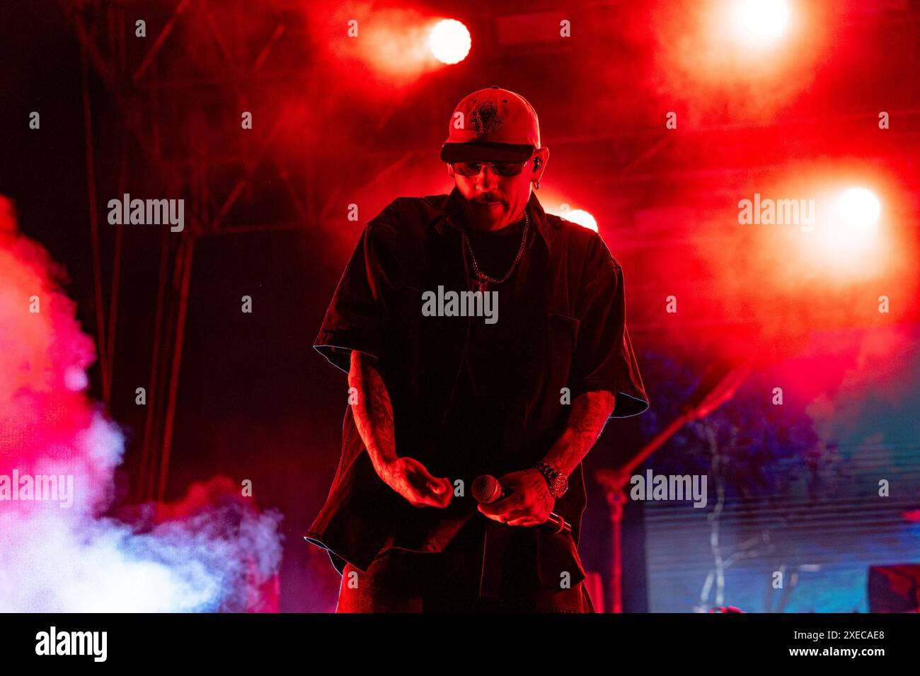 Italian singer Music Concert - Salmo - Noyz Narcos Noyz Narcos Collegno ...