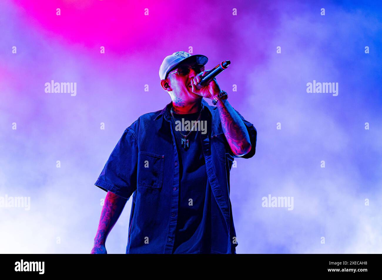 Italian singer Music Concert - Salmo - Noyz Narcos Salmo Collegno ...