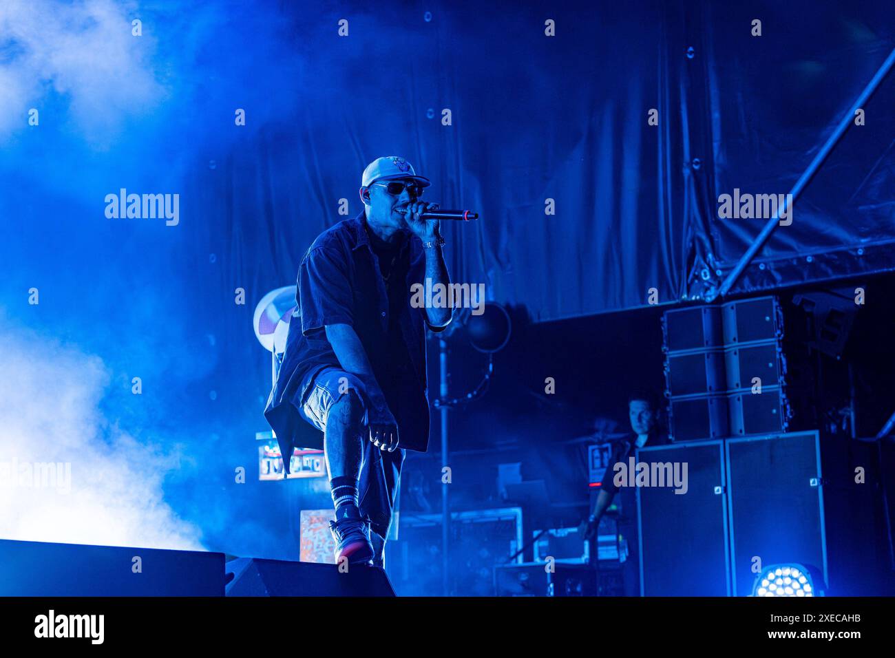 Italian singer Music Concert - Salmo - Noyz Narcos Salmo Collegno ...
