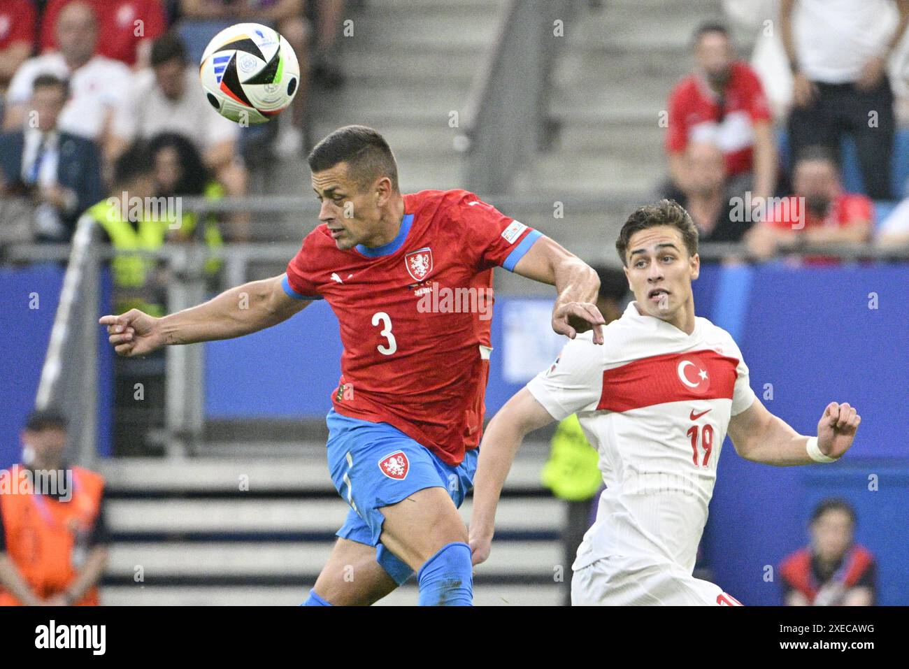 Hamburg, Germany. 26th June, 2024. From left Czech Tomas Holes, Kenan ...