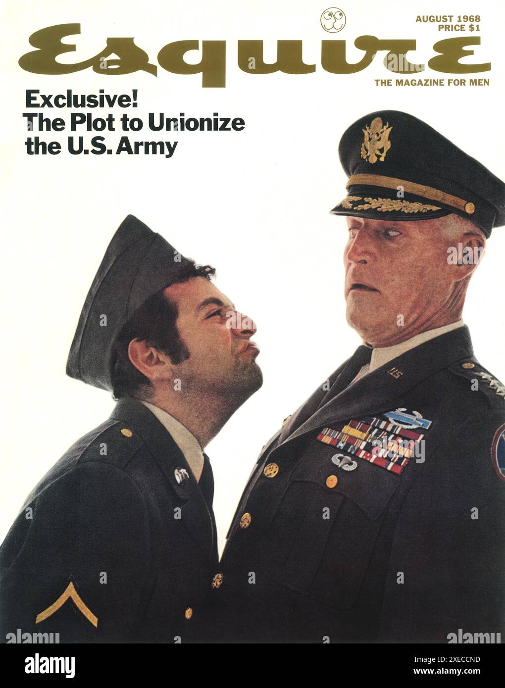 August 1968 Esquire magazine cover- The plot to unionize U.S.Army ...
