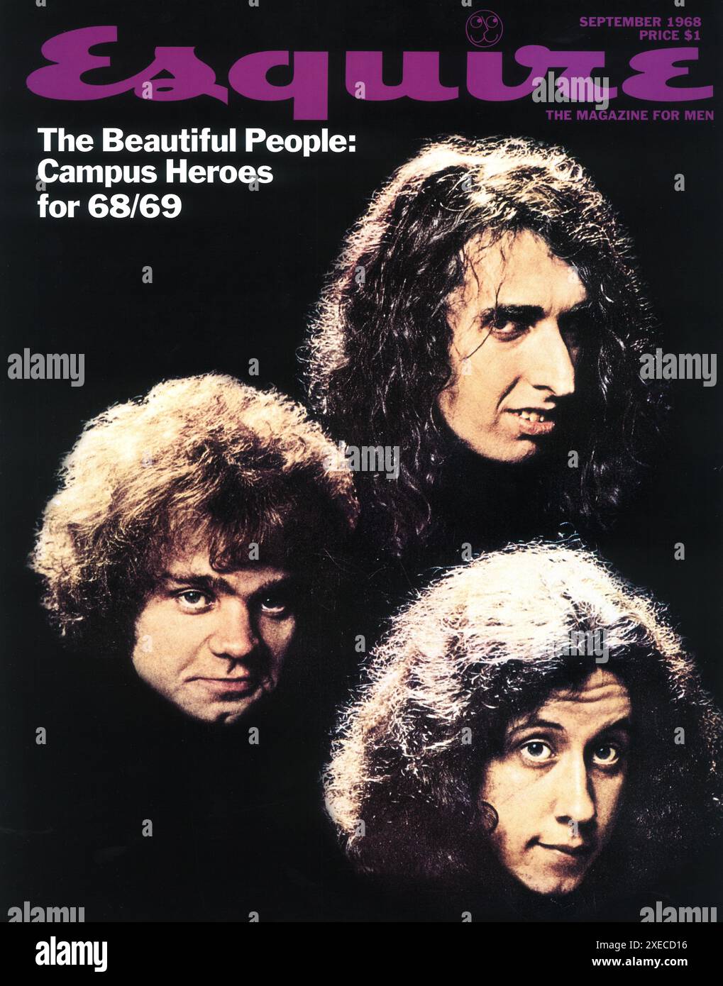 September 1968 Esquire magazine cover- Campus heroes - Tiny Tim, Arlo ...