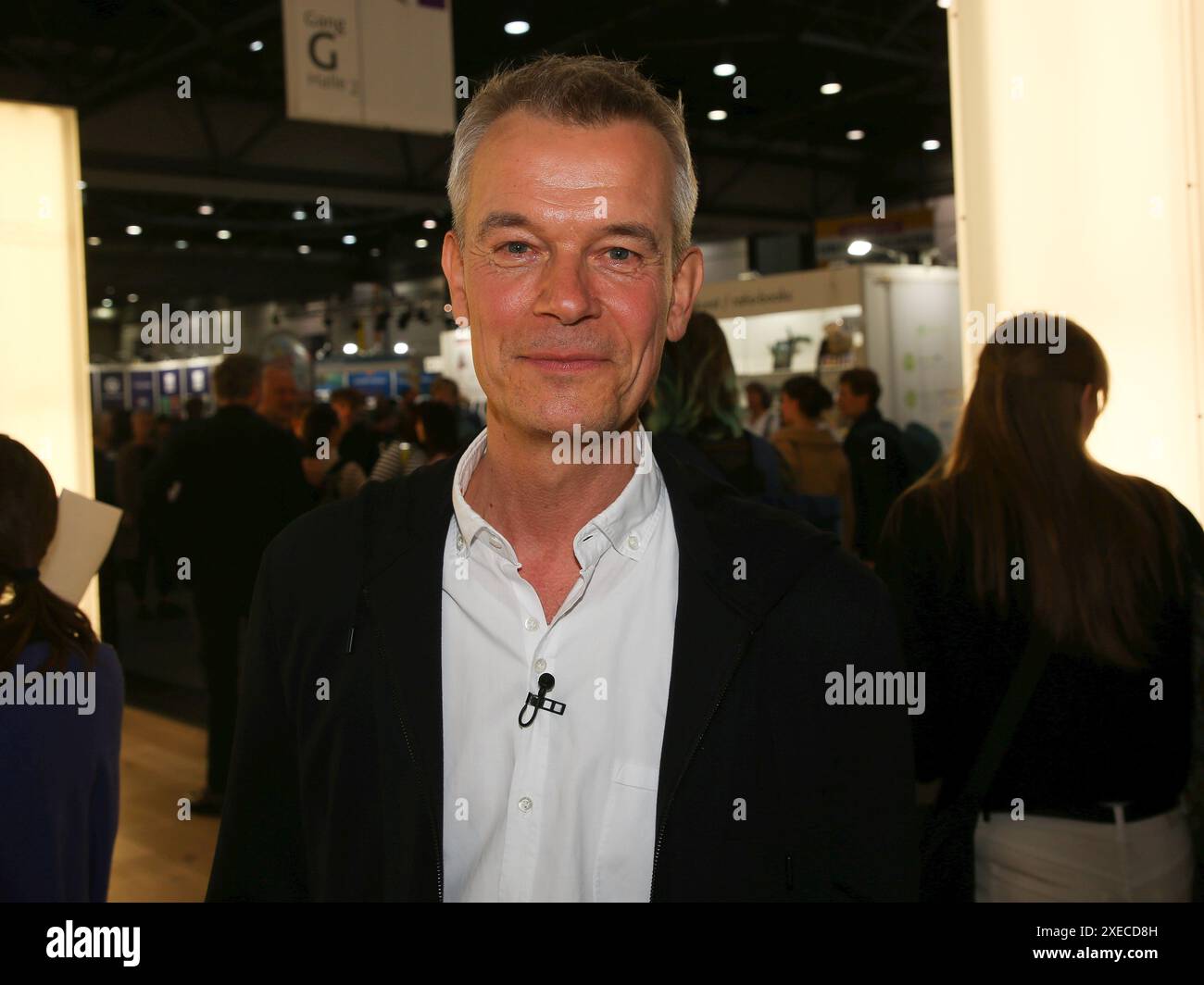 ZDF reporter Peter Twiehaus at the Leipzig Book Fair 2024 on 21.03.2024 ...