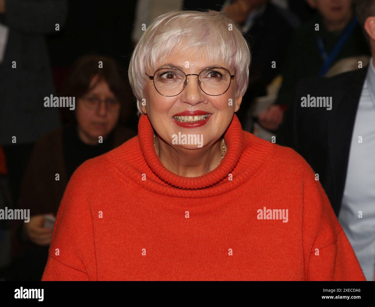 Minister of State for Culture Claudia Roth at the Leipzig Book Fair ...