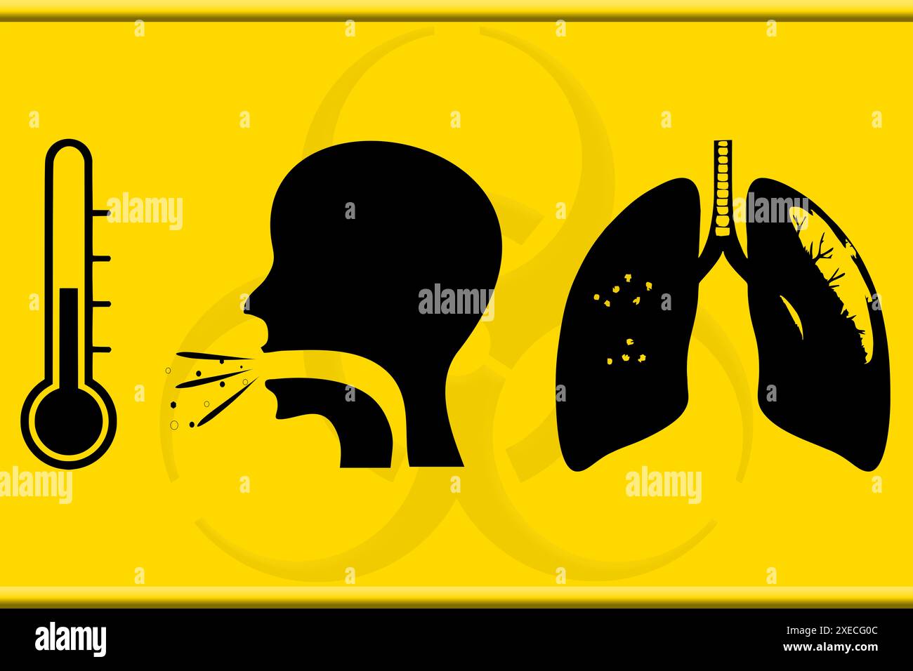 International biological hazard graphic symbol used during ...