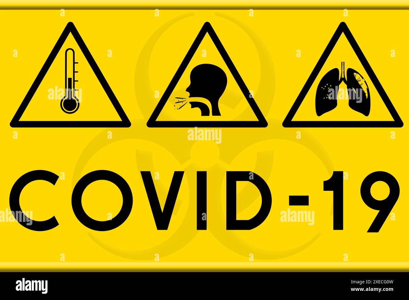 International biological hazard graphic symbol used during ...
