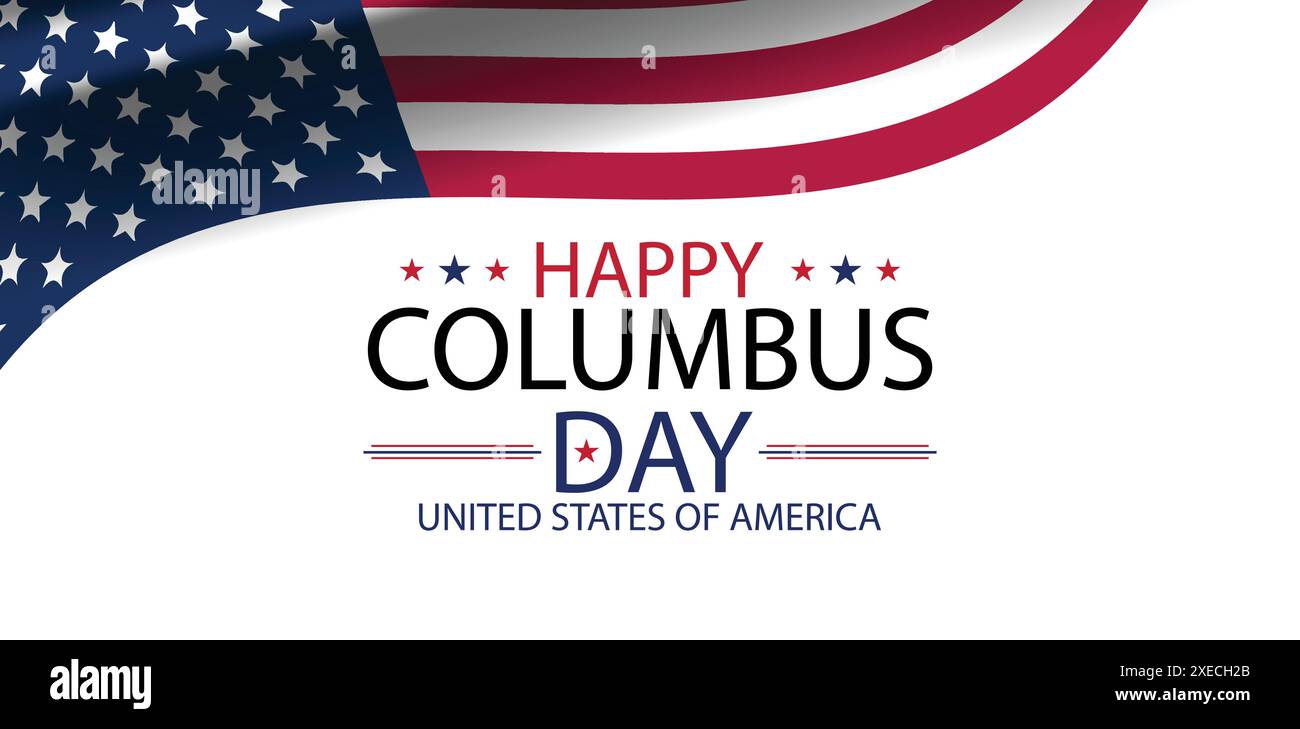 Celebrating Columbus Day A Day of Discovery and Reflection Stock Vector ...