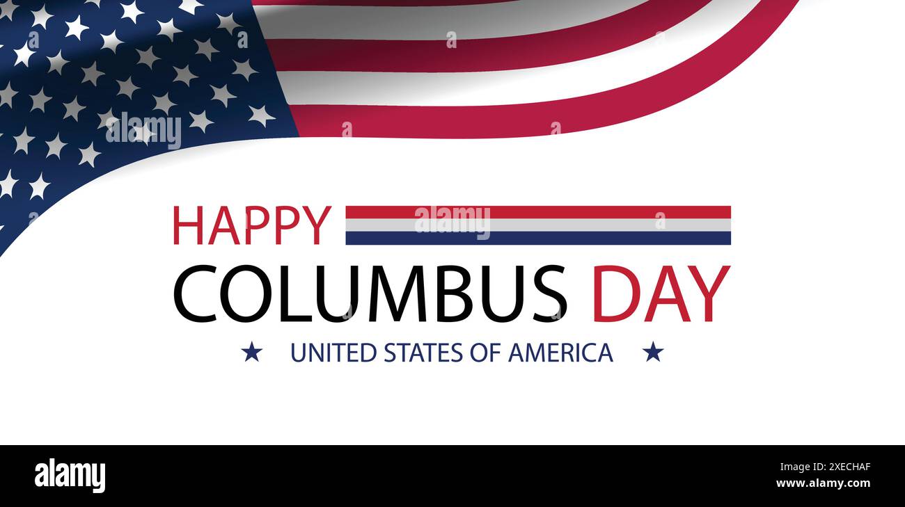 Celebrating Columbus Day A Day of Discovery and Reflection Stock Vector ...