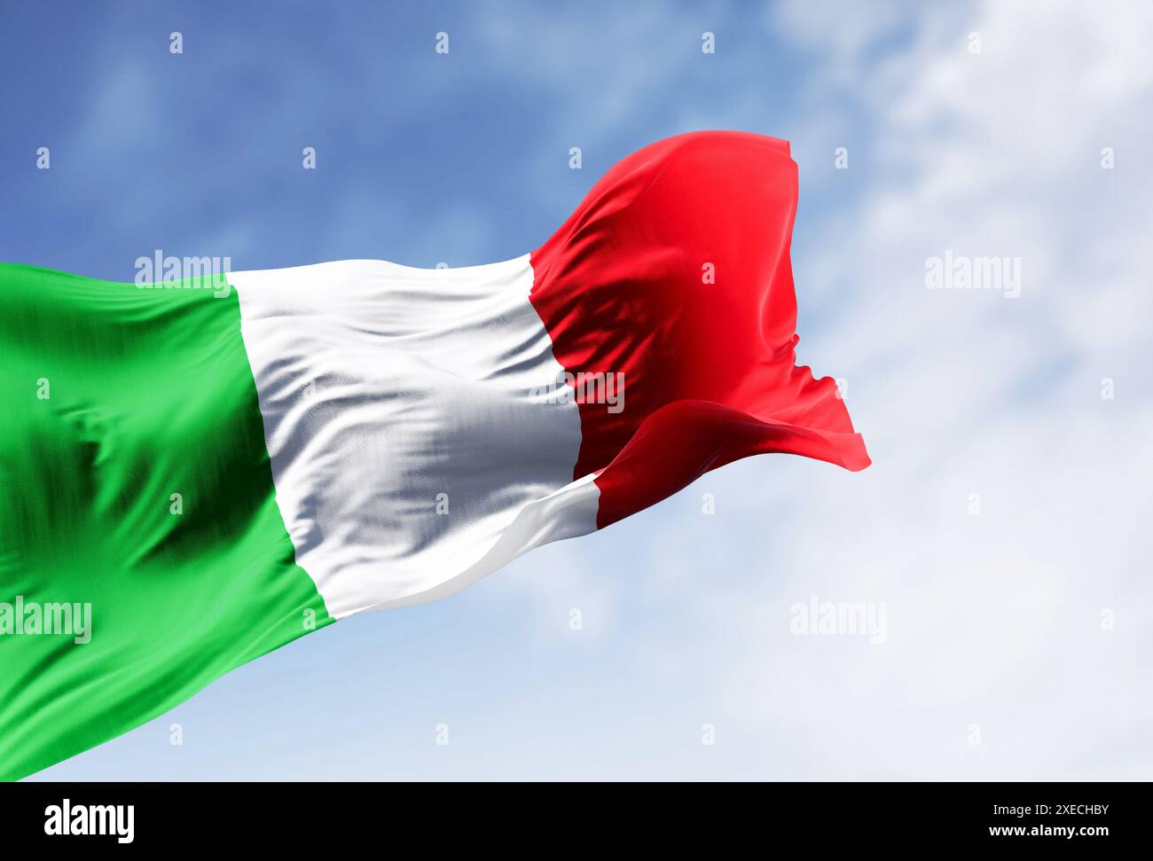 Flag italy slow motion waving hi-res stock photography and images - Alamy