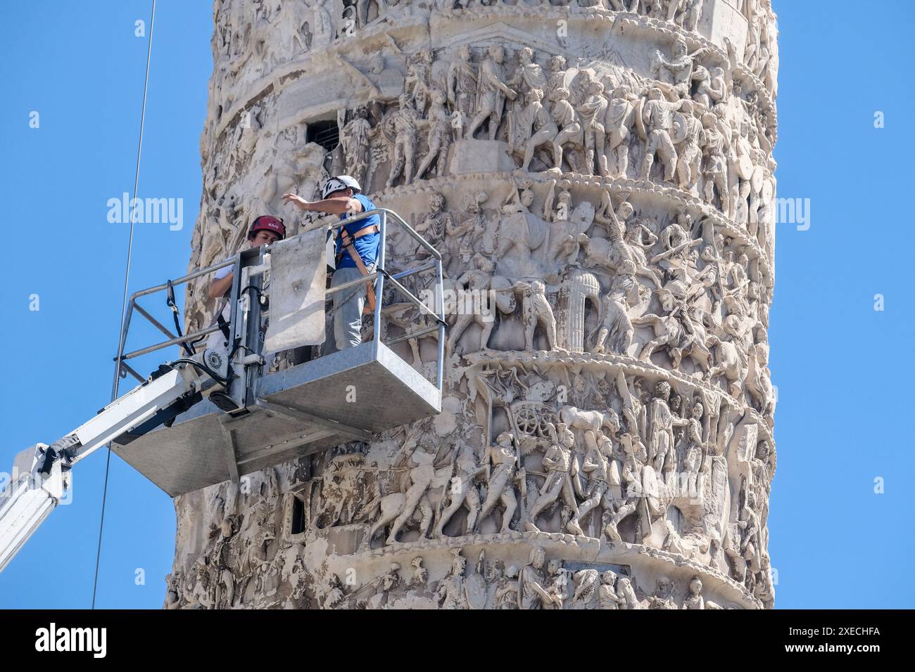 Roma, Italia. 27th June, 2024. Ispezione preliminare al progetto di ...