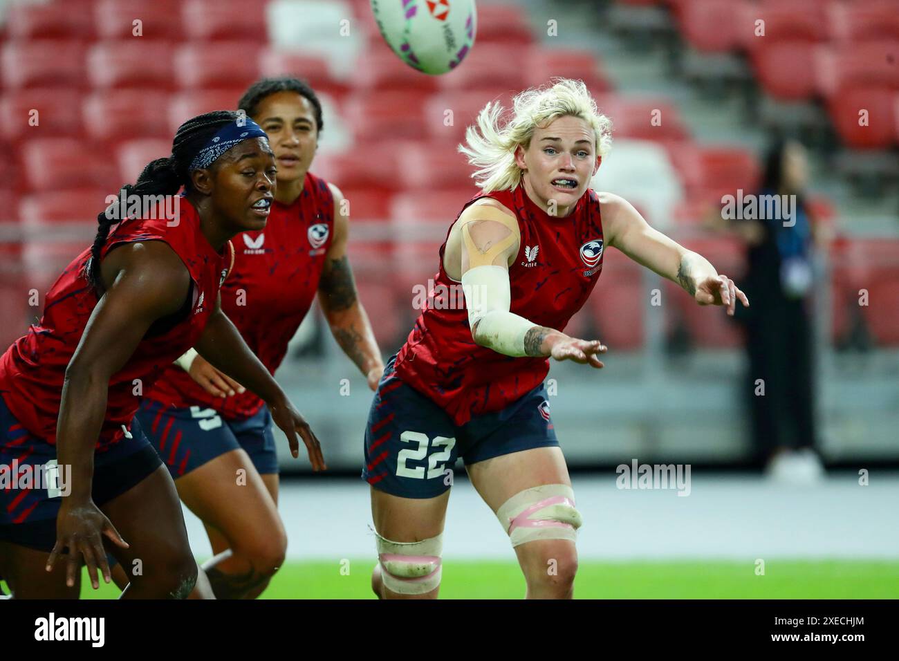 Sammy Sullivan of USA in action during HSBC rugby sevens series in ...