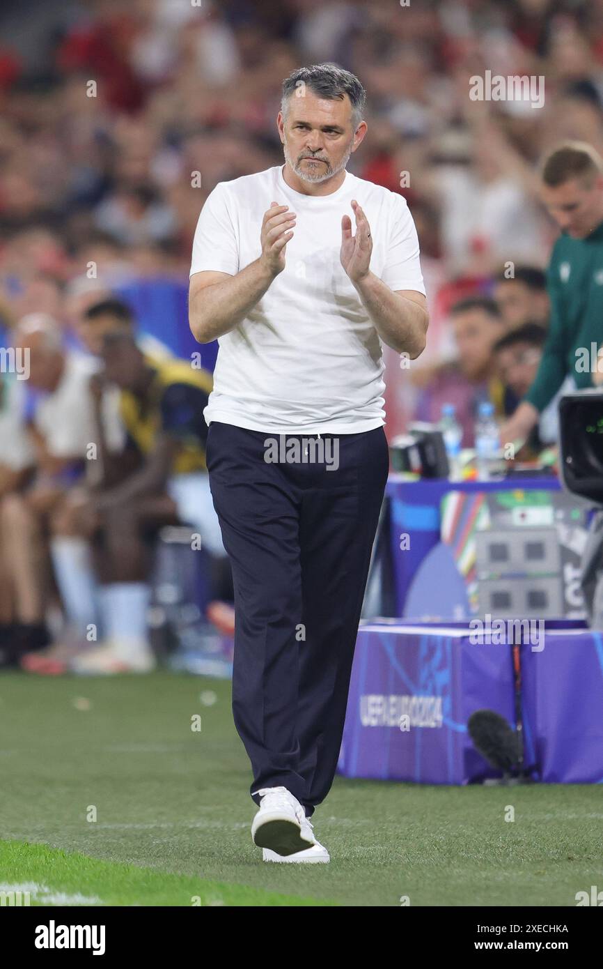 Gelsenkirchen, Germany June 26, 2024, Head Coach Willy Sagnol of ...