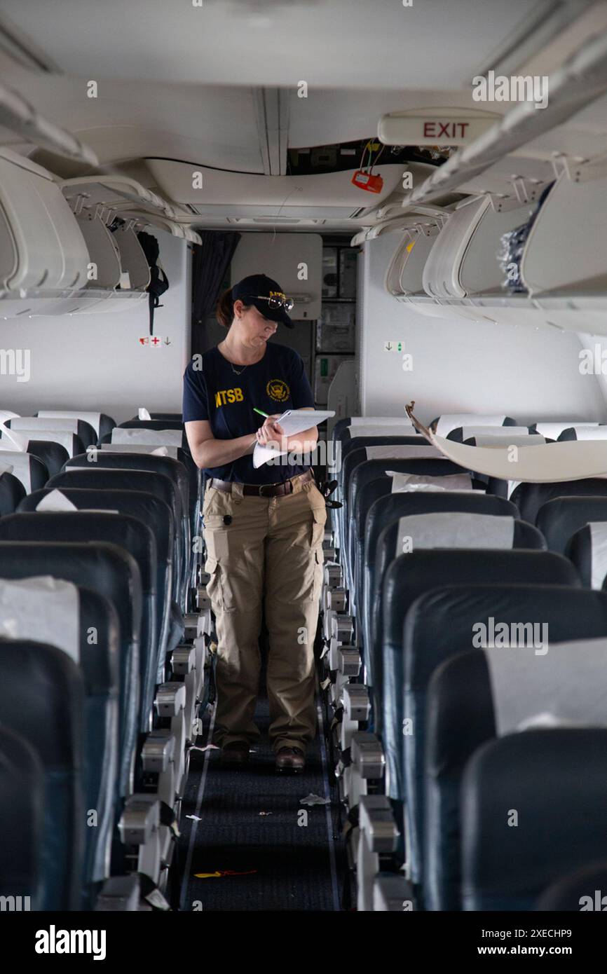 JACKSONVILLE, Florida (May 6, 2019) - NTSB investigator Emily Gibson ...