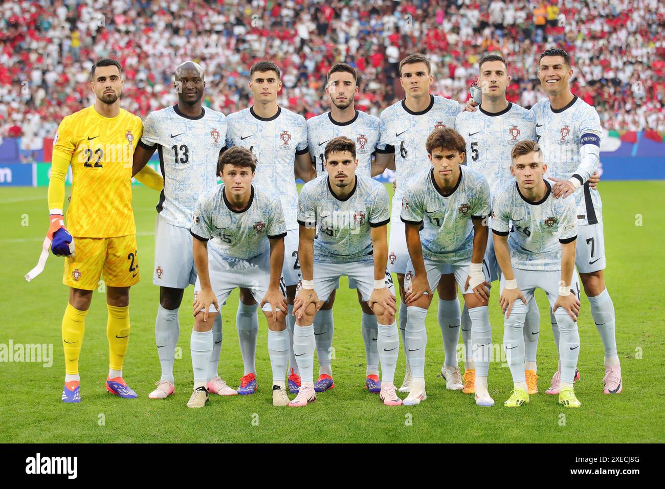 Gelsenkirchen, Germany June 26, 2024, Team of Portugal during the UEFA ...