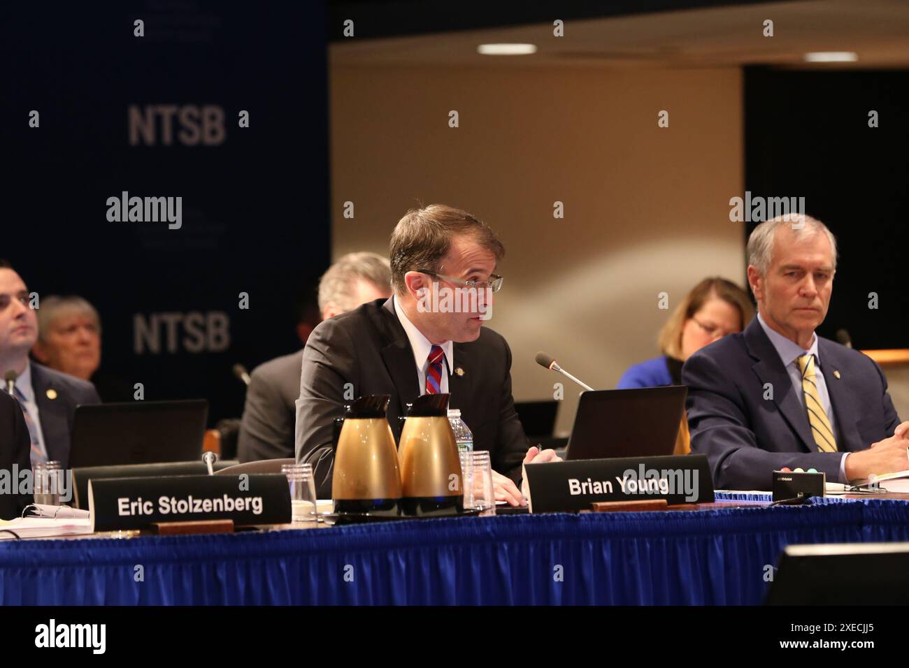 NTSB investigator-in-charge Brian Young gives an overview of the ...