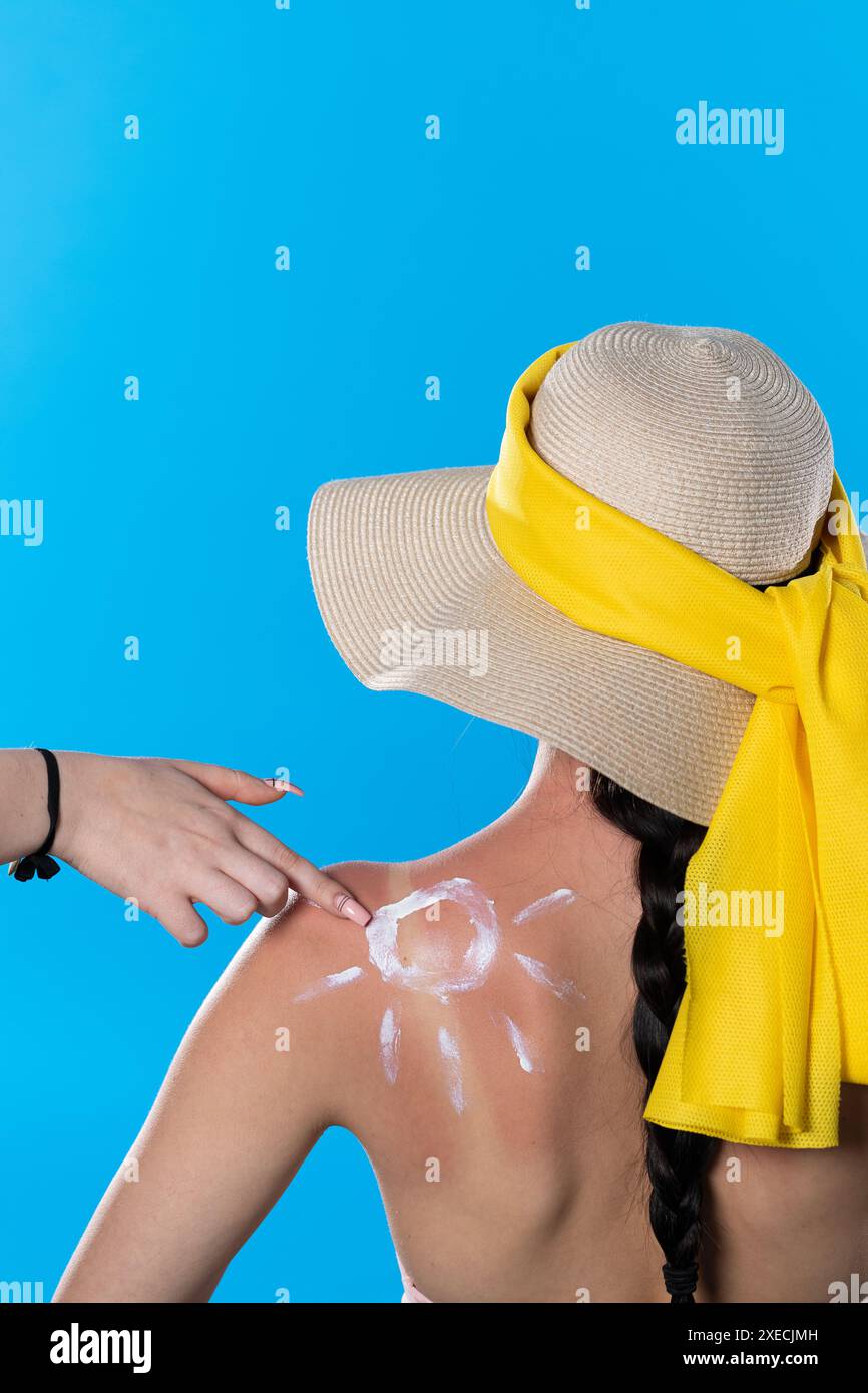 Back from sunbathing hi-res stock photography and images - Alamy