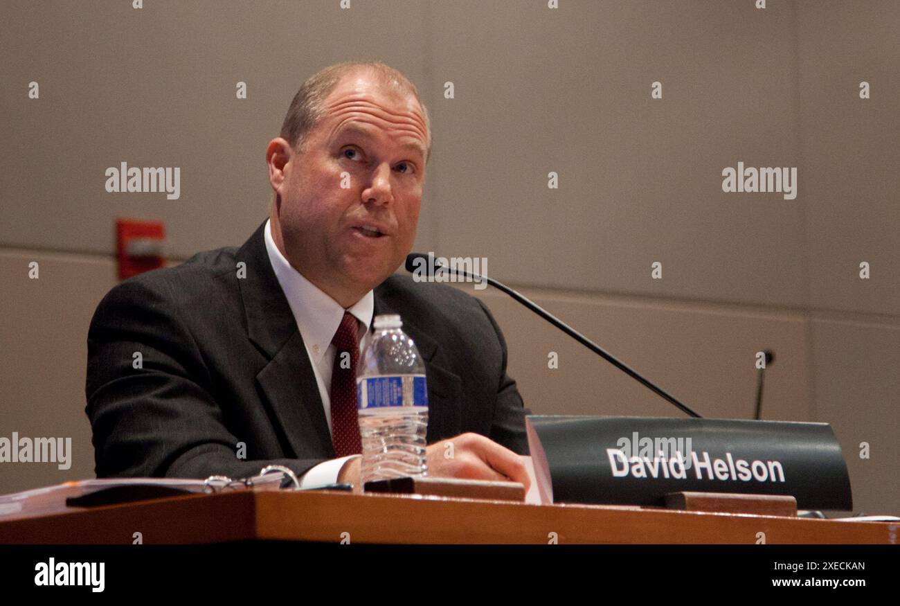 NTSB Investigator In Charge David Helson provides overview of topics to ...