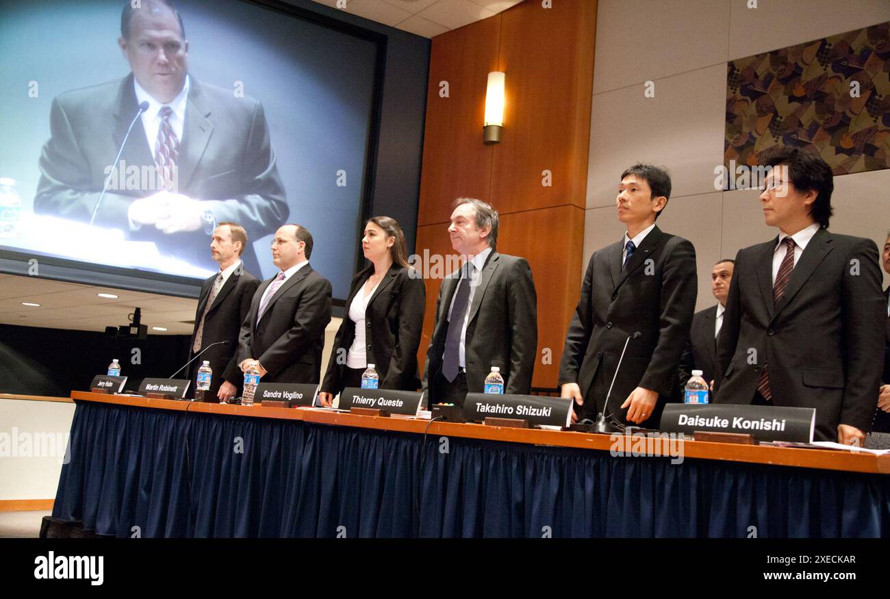 First panel of witnesses at the Boeing 787 battery fire investigative ...