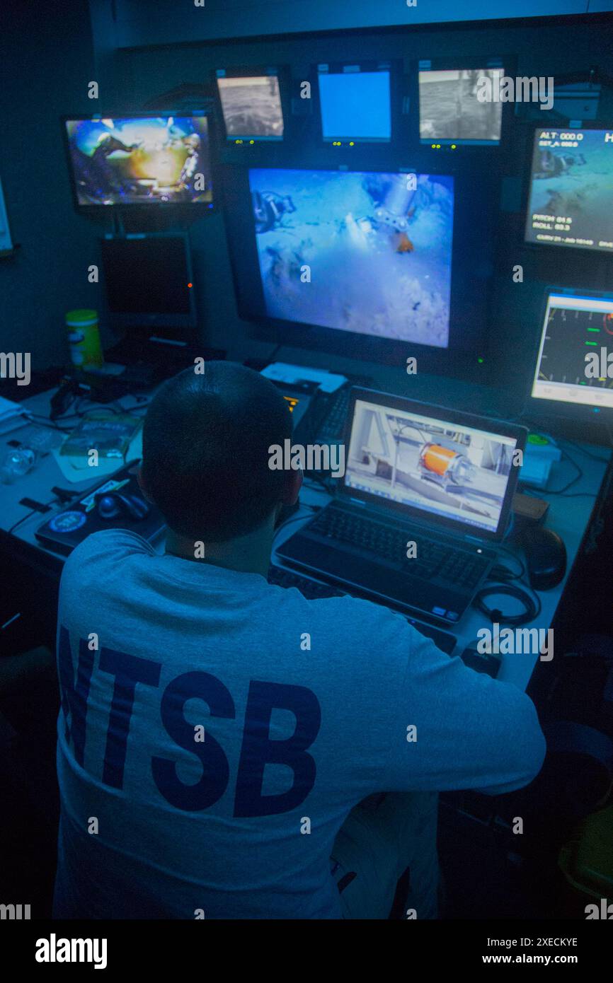 (ABOARD THE USNS APACHE, ATLANTIC OCEAN) — National Transportation ...