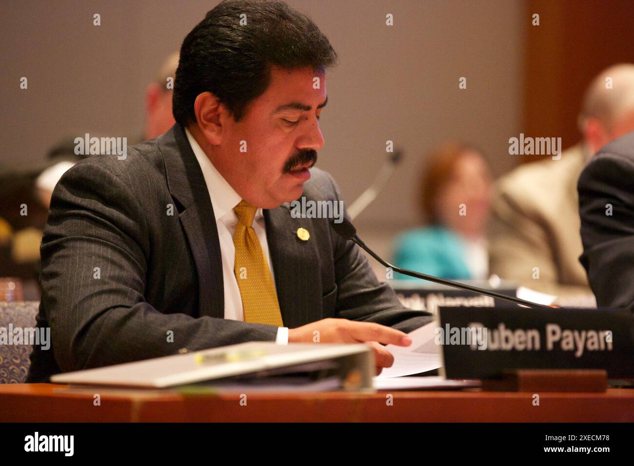 Ruben Payan gives a presentation on Regulation and Safety Oversight ...