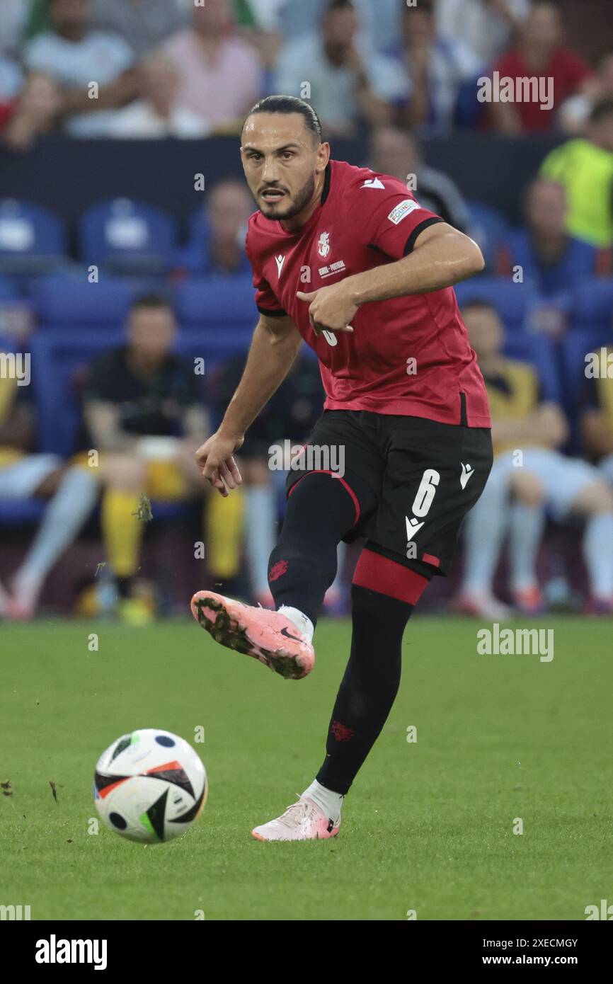 Gelsenkirchen, Germany June 26, 2024, Giorgi Kochorashvili of Georgia ...