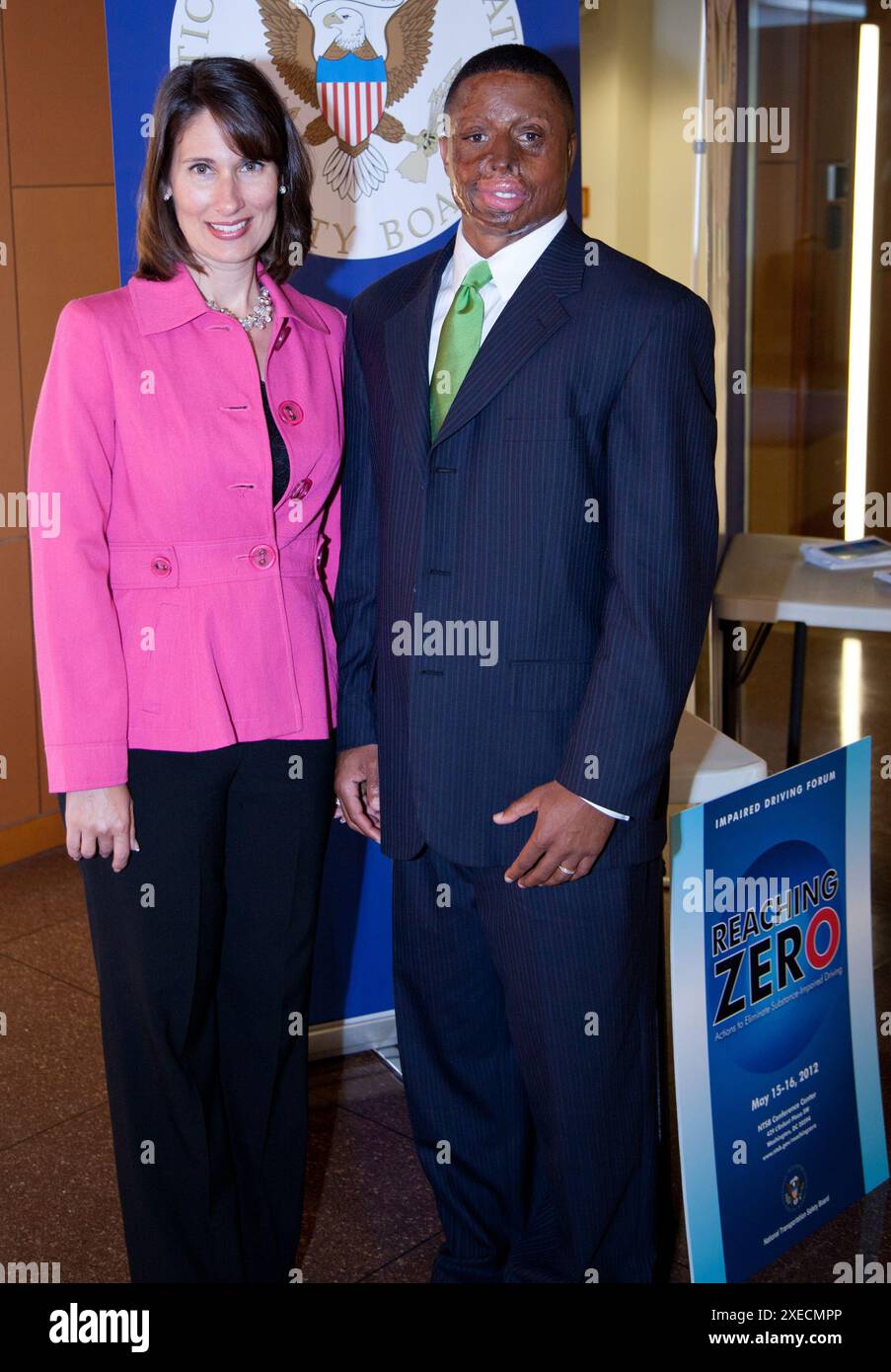 NTSB Chairman Debbie Hersman with documentary film producer and ...