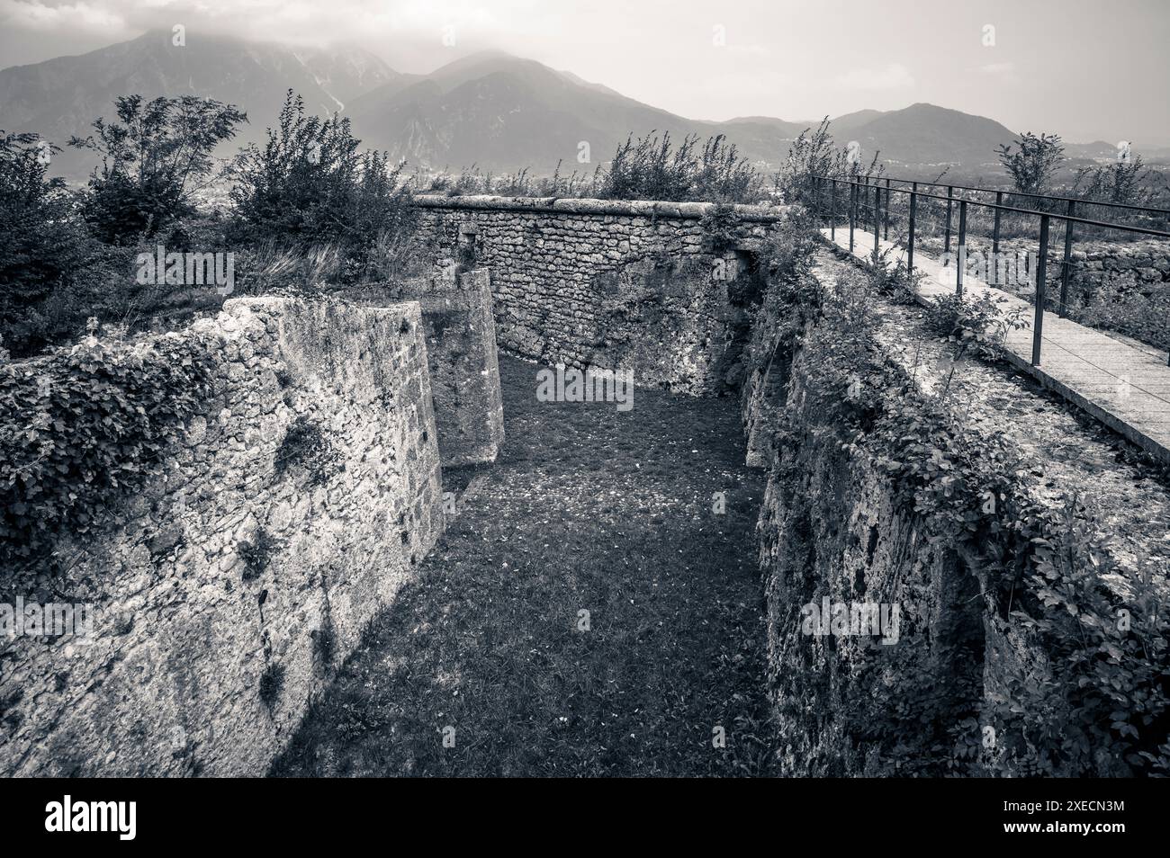 Stratified remains of ancient and modern fortresses. A unique example ...