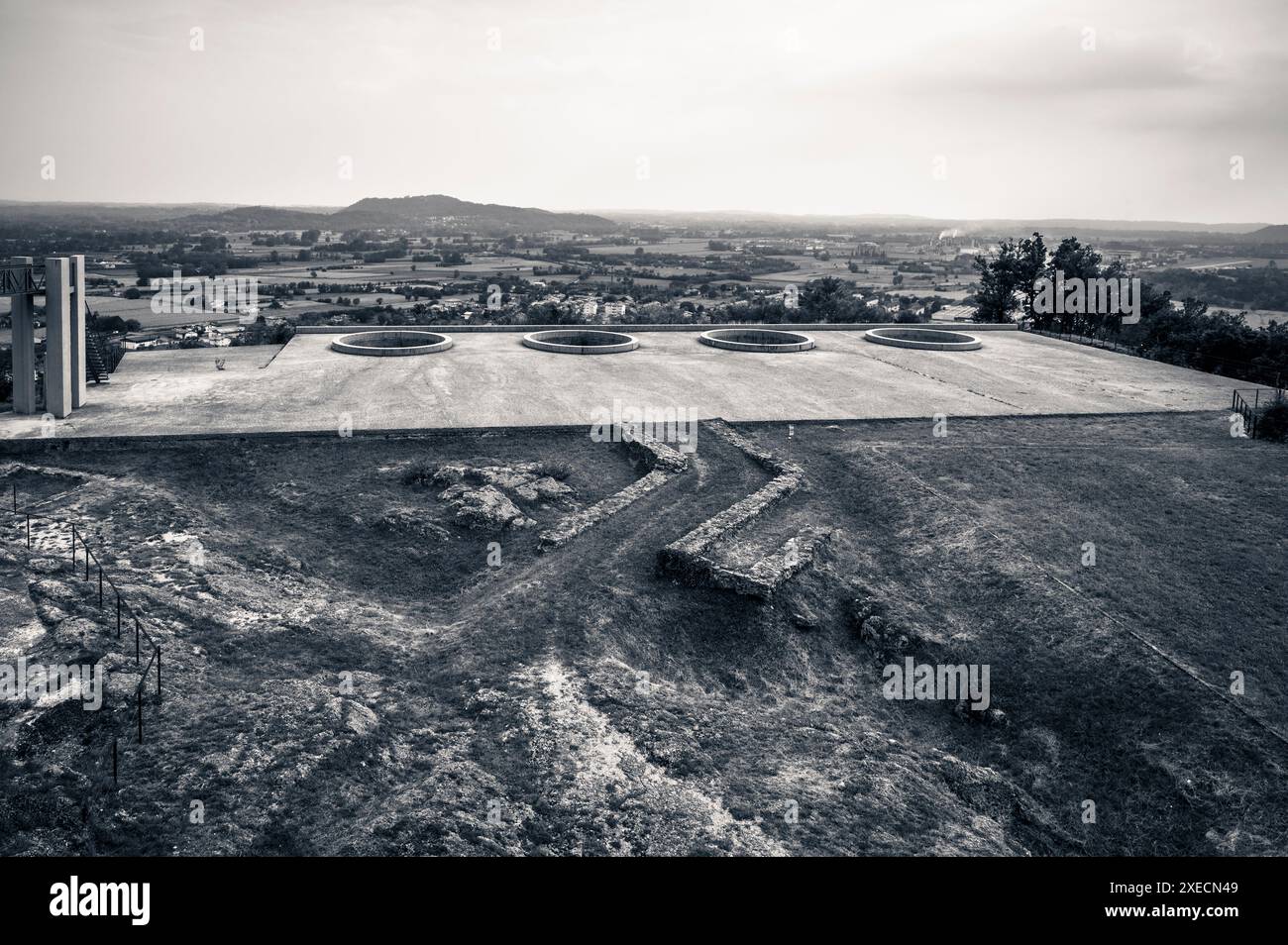 Stratified remains of ancient and modern fortresses. A unique example ...