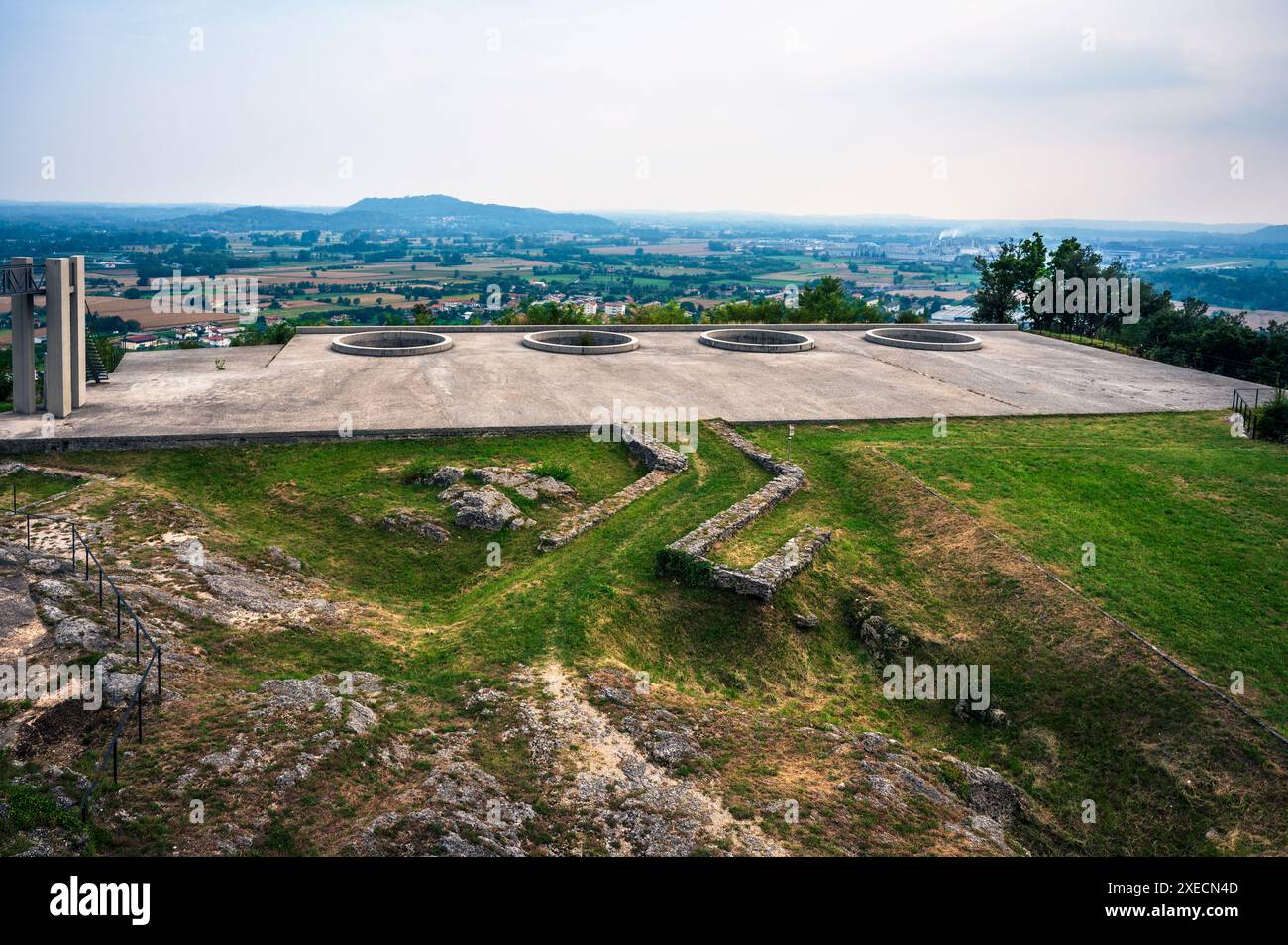 Stratified remains of ancient and modern fortresses. A unique example ...