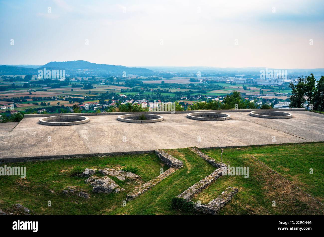 Stratified remains of ancient and modern fortresses. A unique example ...