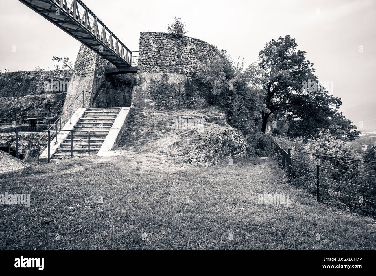 Stratified remains of ancient and modern fortresses. A unique example ...